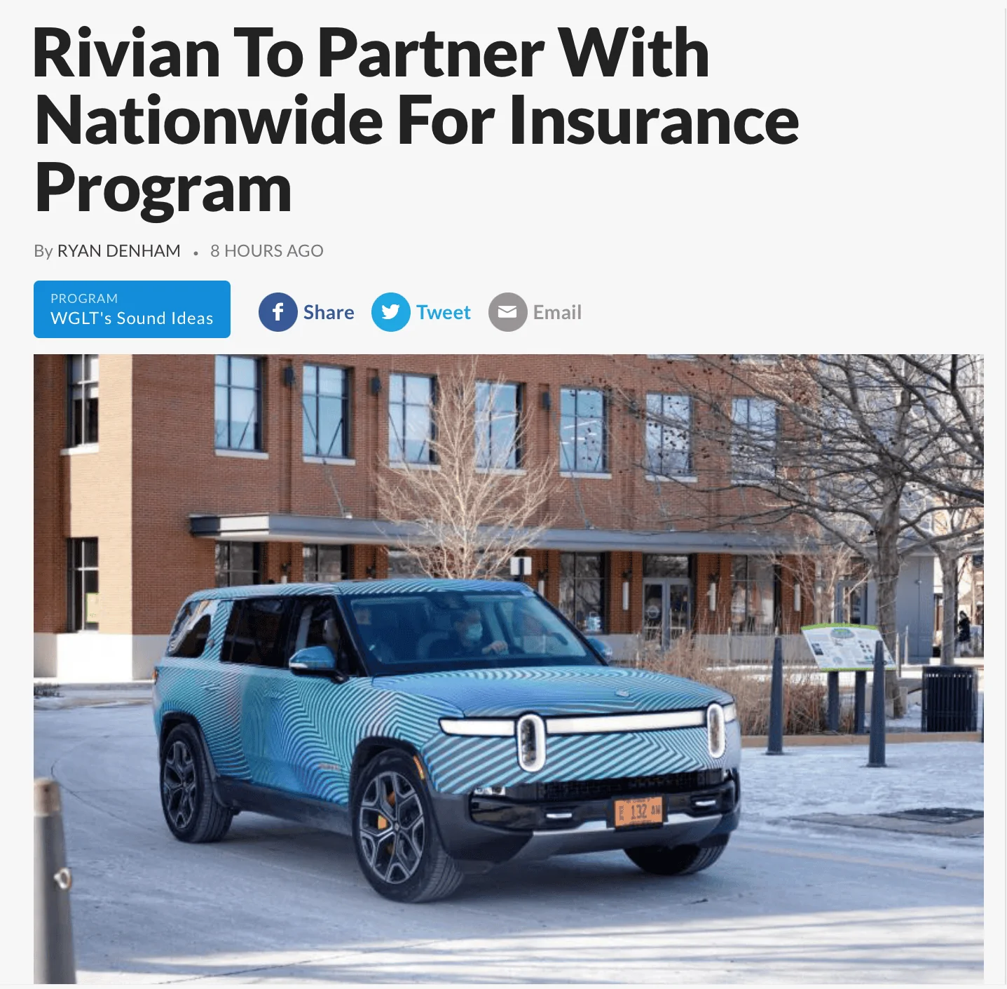 Official Rivian Insurance Info Announced! | Page 7 | Rivian Forum - R1T ...