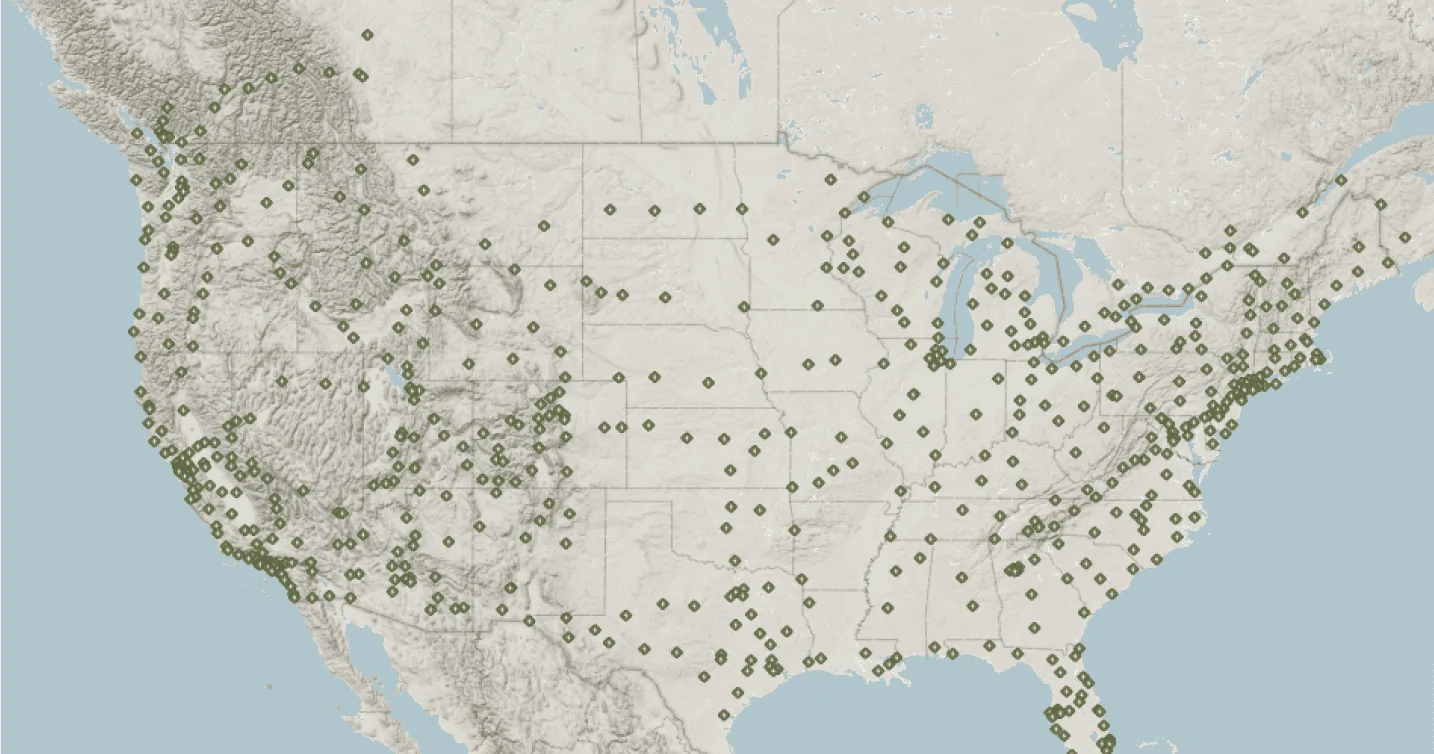 Rivian Adventure Network Charging Stations Map Updated - Coming Soon ...