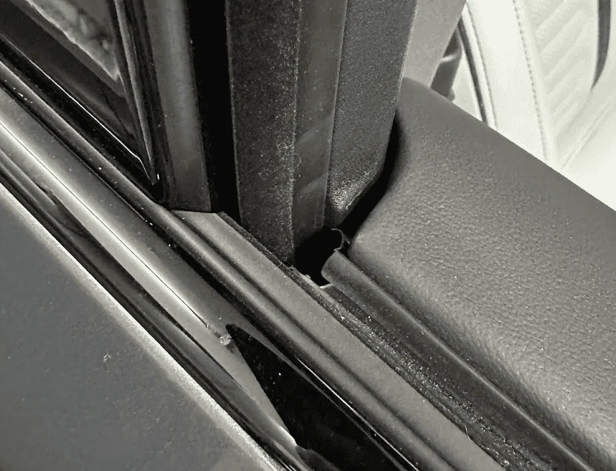 Wind noise - Window Gaskets misaligned? | Rivian Forum - R1T R1S R2 R3 ...