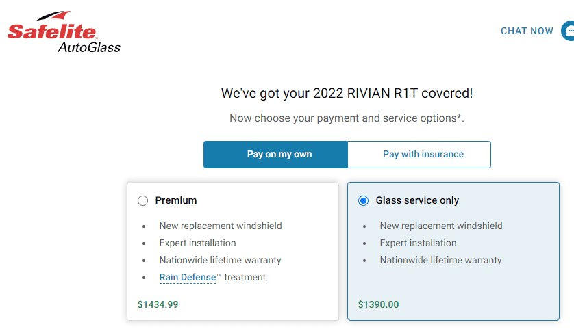 $3800 to replace windshield at service center? | Rivian Forum - R1T R1S ...