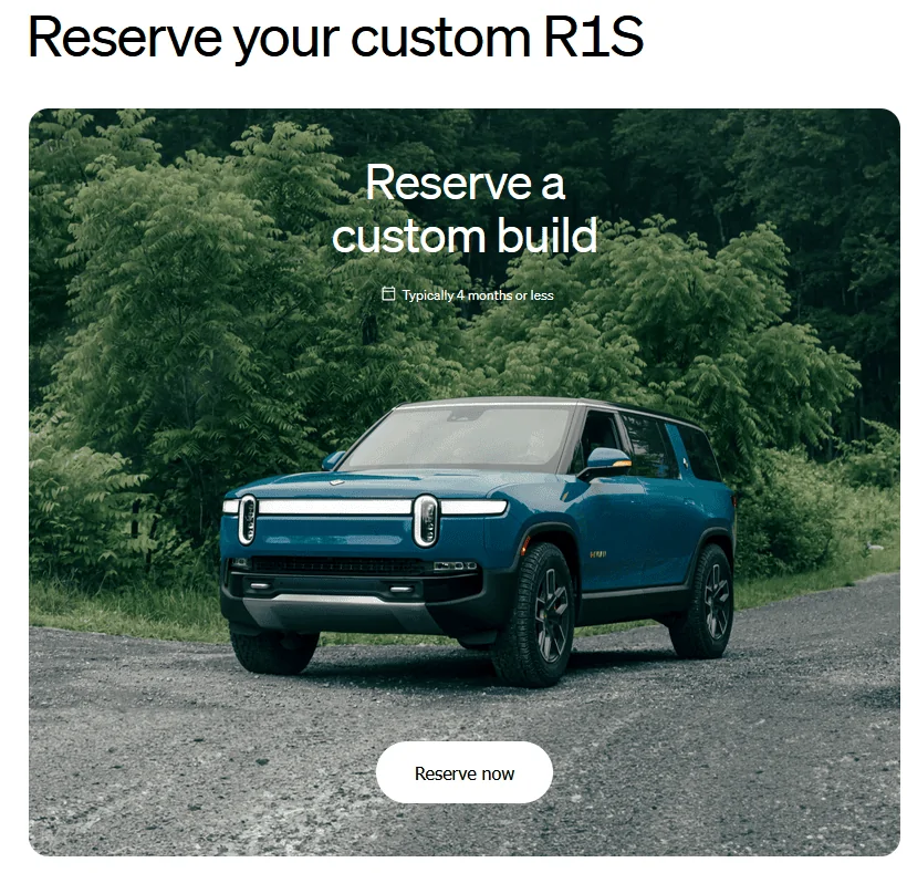 New R1S Reservations Delivered Within 4 Months or Less? | Rivian Forum ...