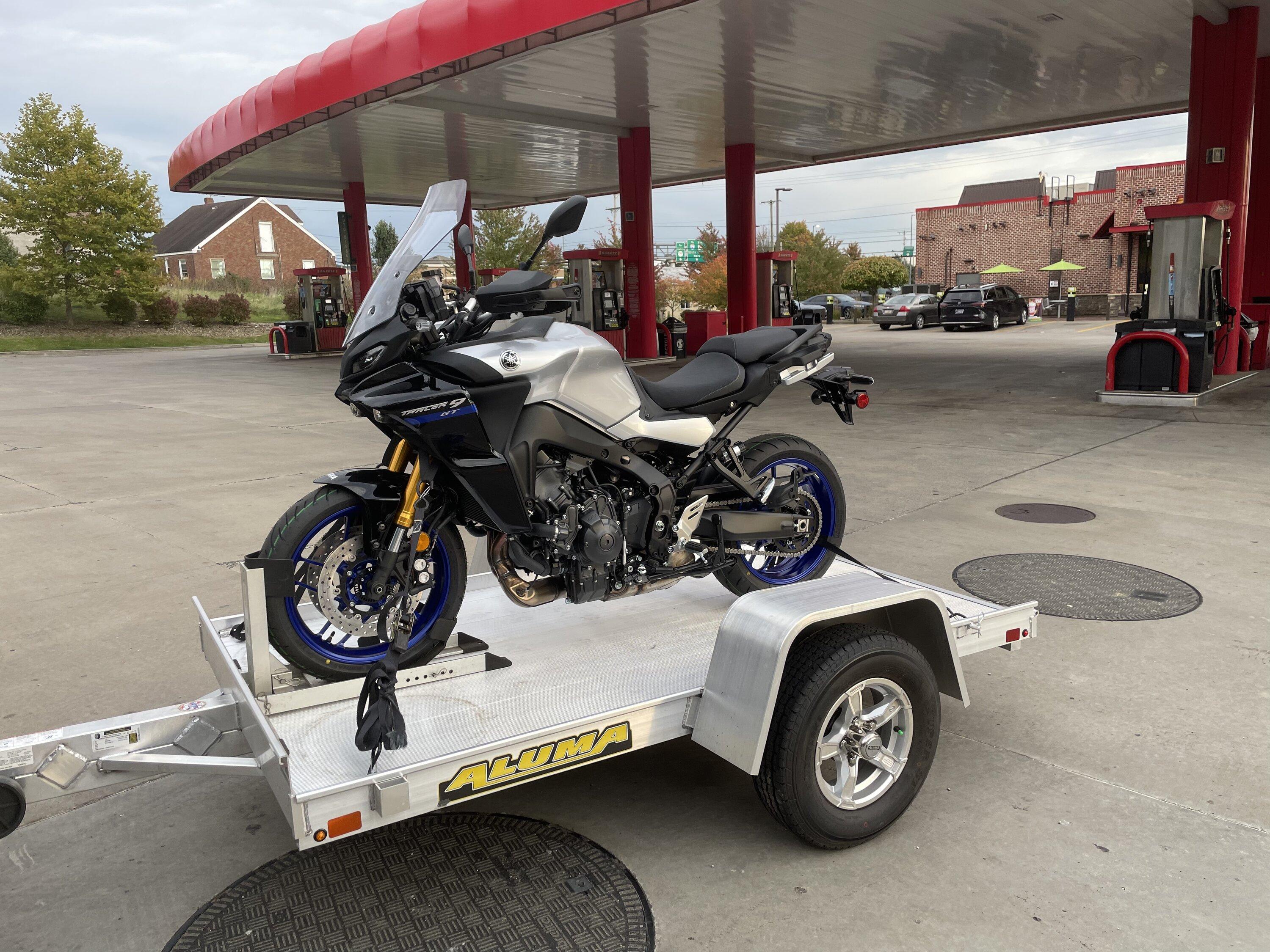 Motorcycle Hauling Trip with R1T -- Good news for the bike folks ...
