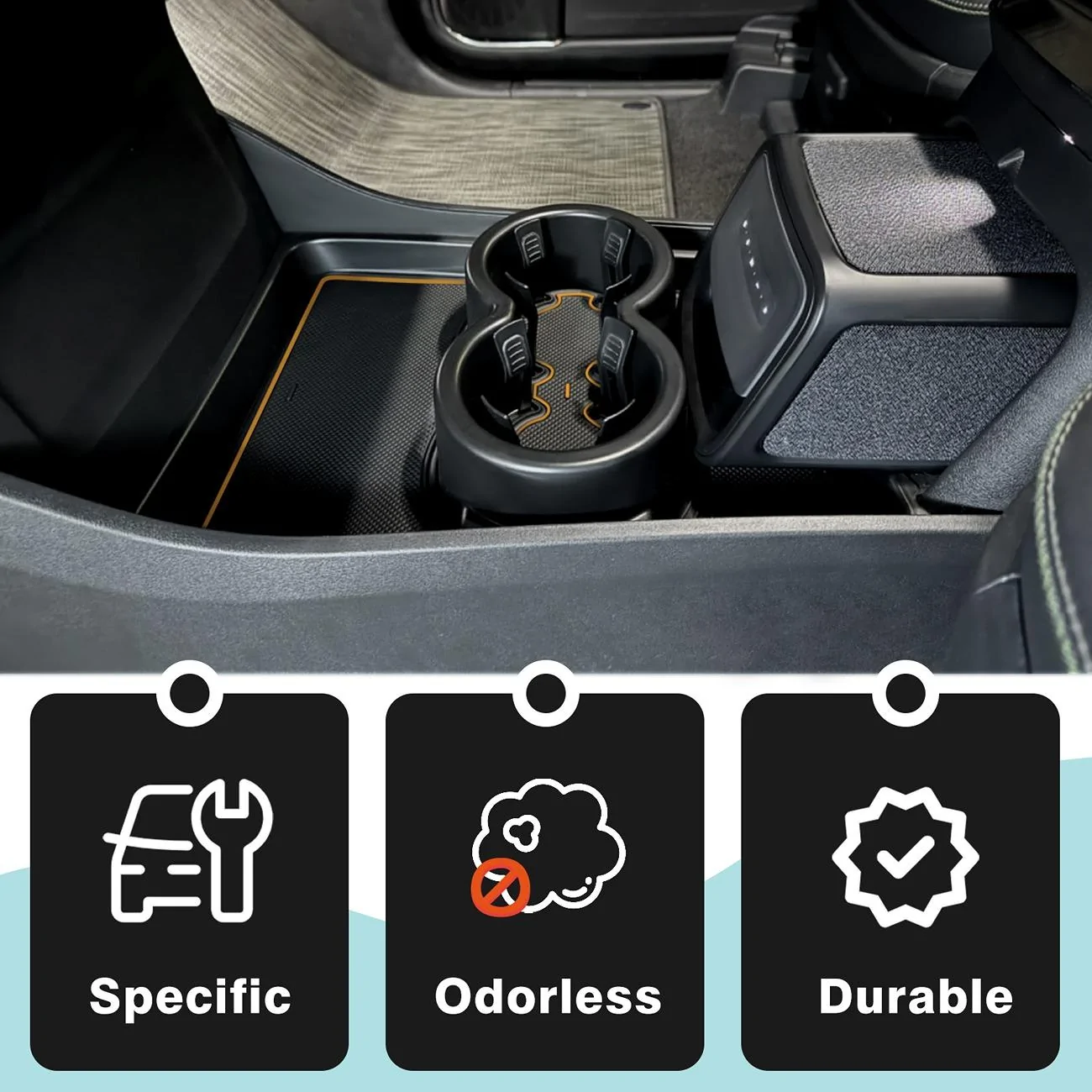 New Launch: BestEvMod Gen 2 Lower Center Console Organizer Tray (Yellow ...