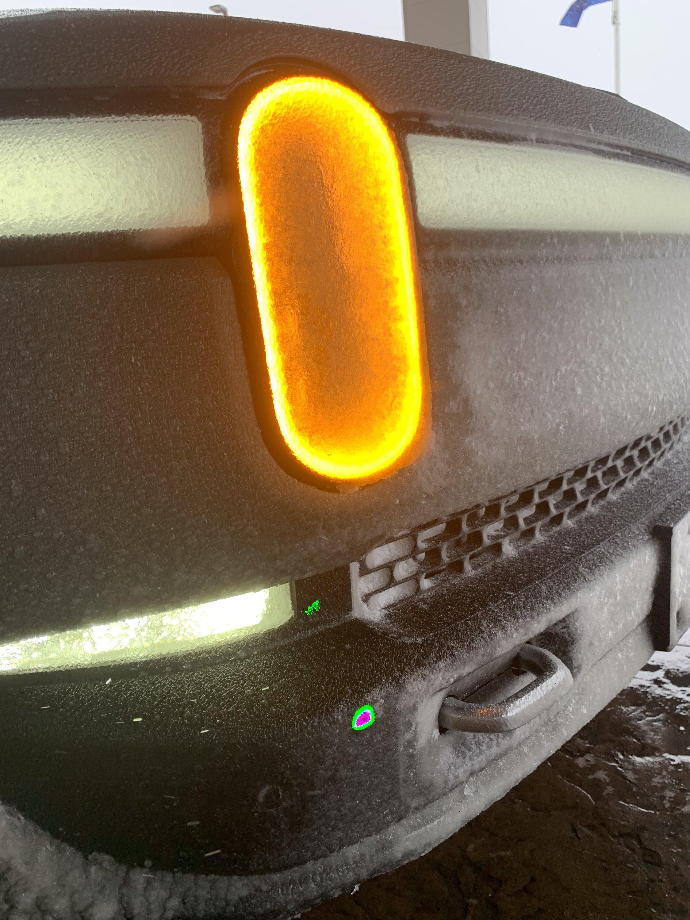 Useless sensors in winter time | Rivian Forum - R1T R1S R2 R3 News ...