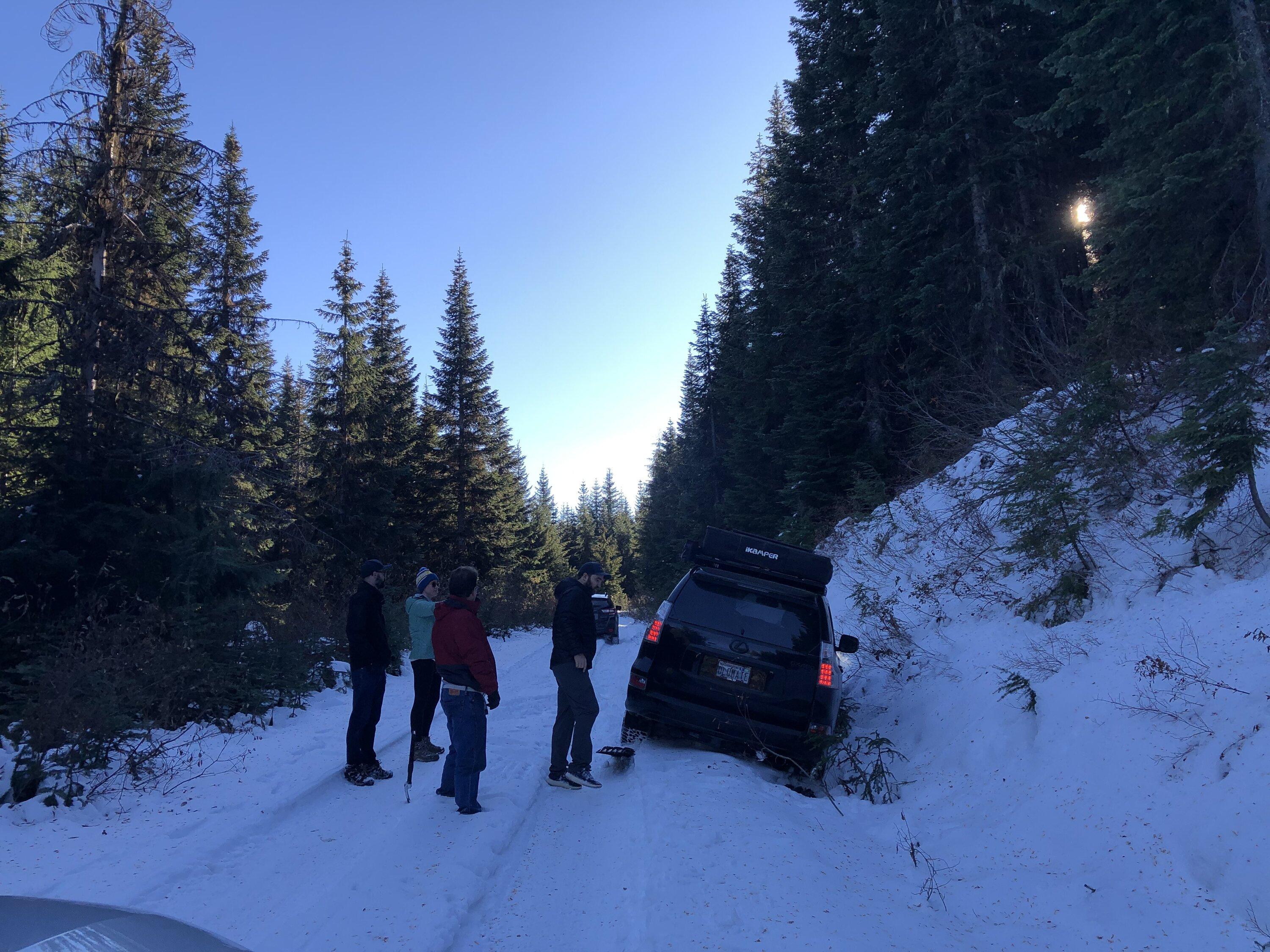 Playing on the Tonga Ridge OHV trail and performing first vehicle ...