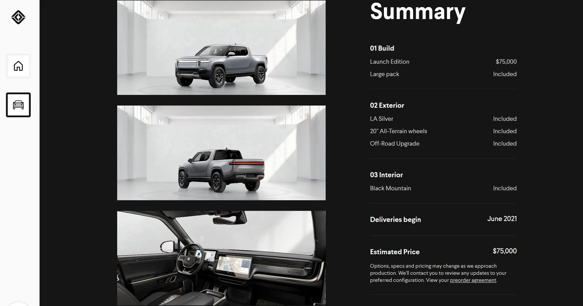 Rivian Configurator is Up For Reservation Holders! Share Your Build ...