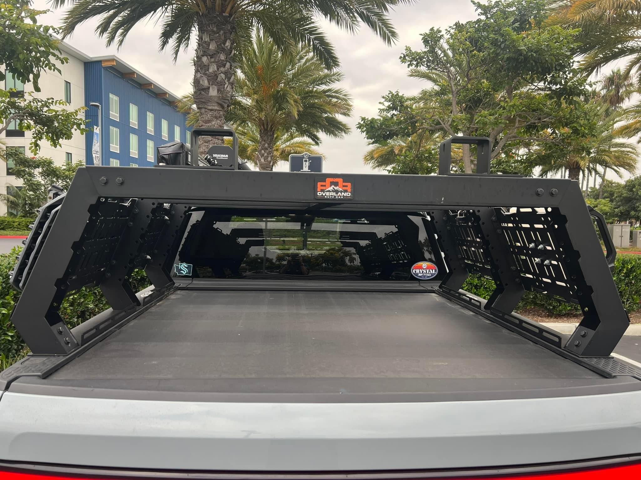 California - Overland Ruff Rax Bed rack R1T | Rivian Forum - R1T R1S R2 ...