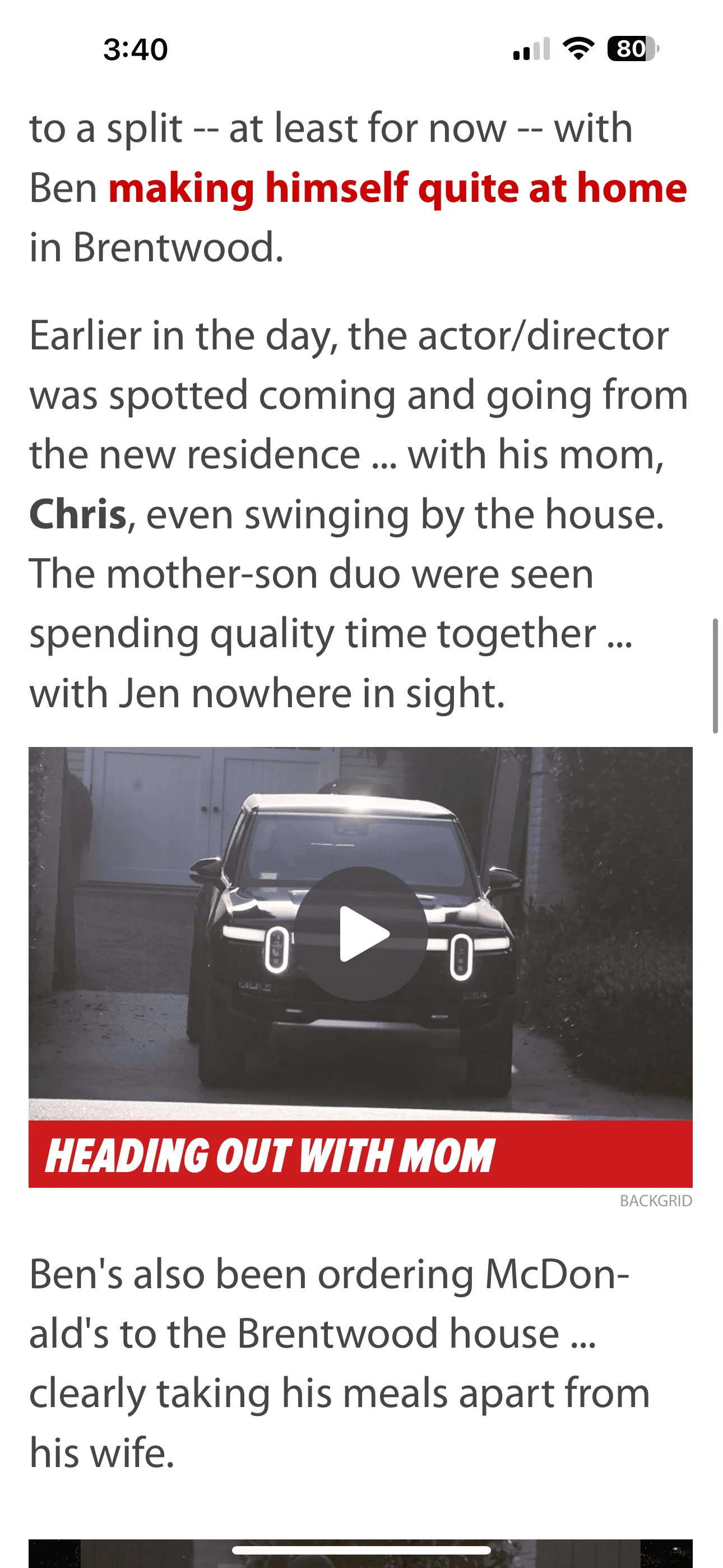R1S cameo on Ben Affleck and JLo rumors… | Rivian Forum - R1T R1S R2 R3 ...