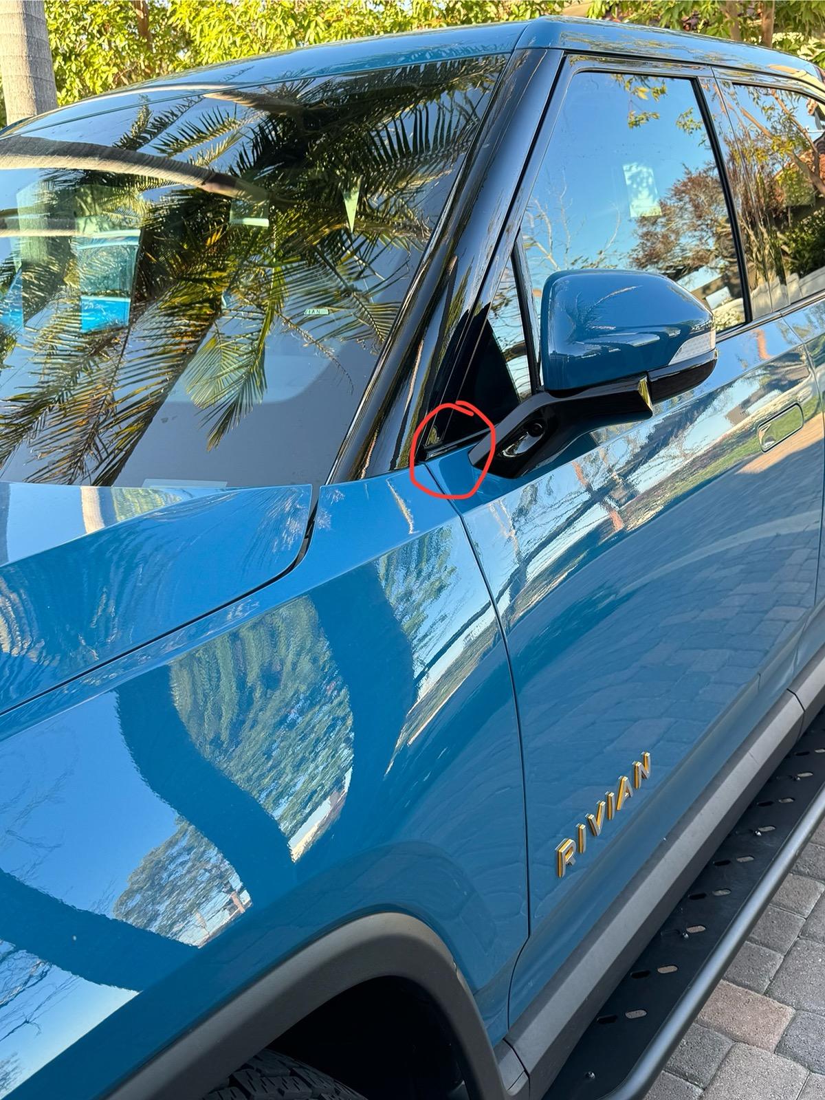 Resolved (my) excessive wind noise 2023 R1T (cause: corner window ...