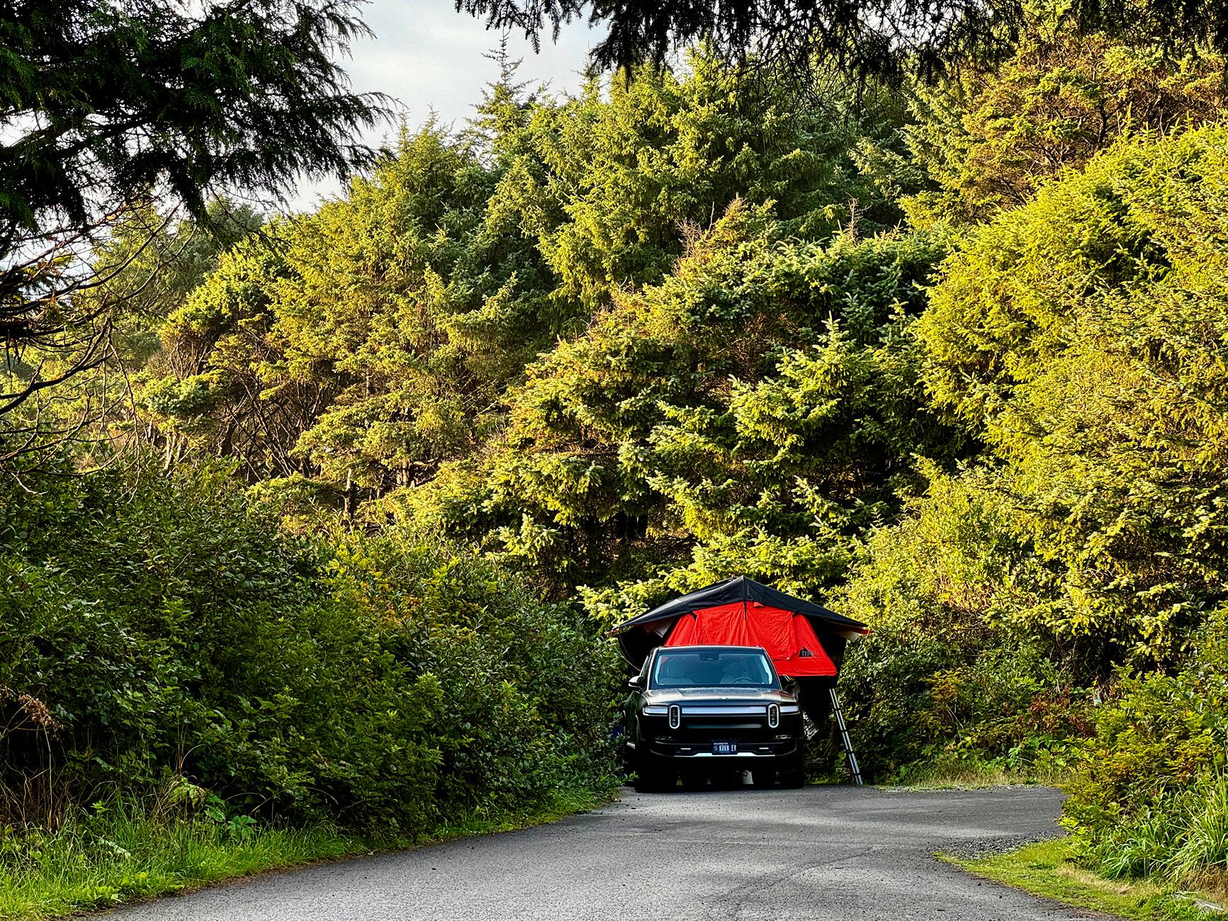 First camping trip with Tepui Kukenam XL Ruggedized SKY 4 Tent on R1T ...