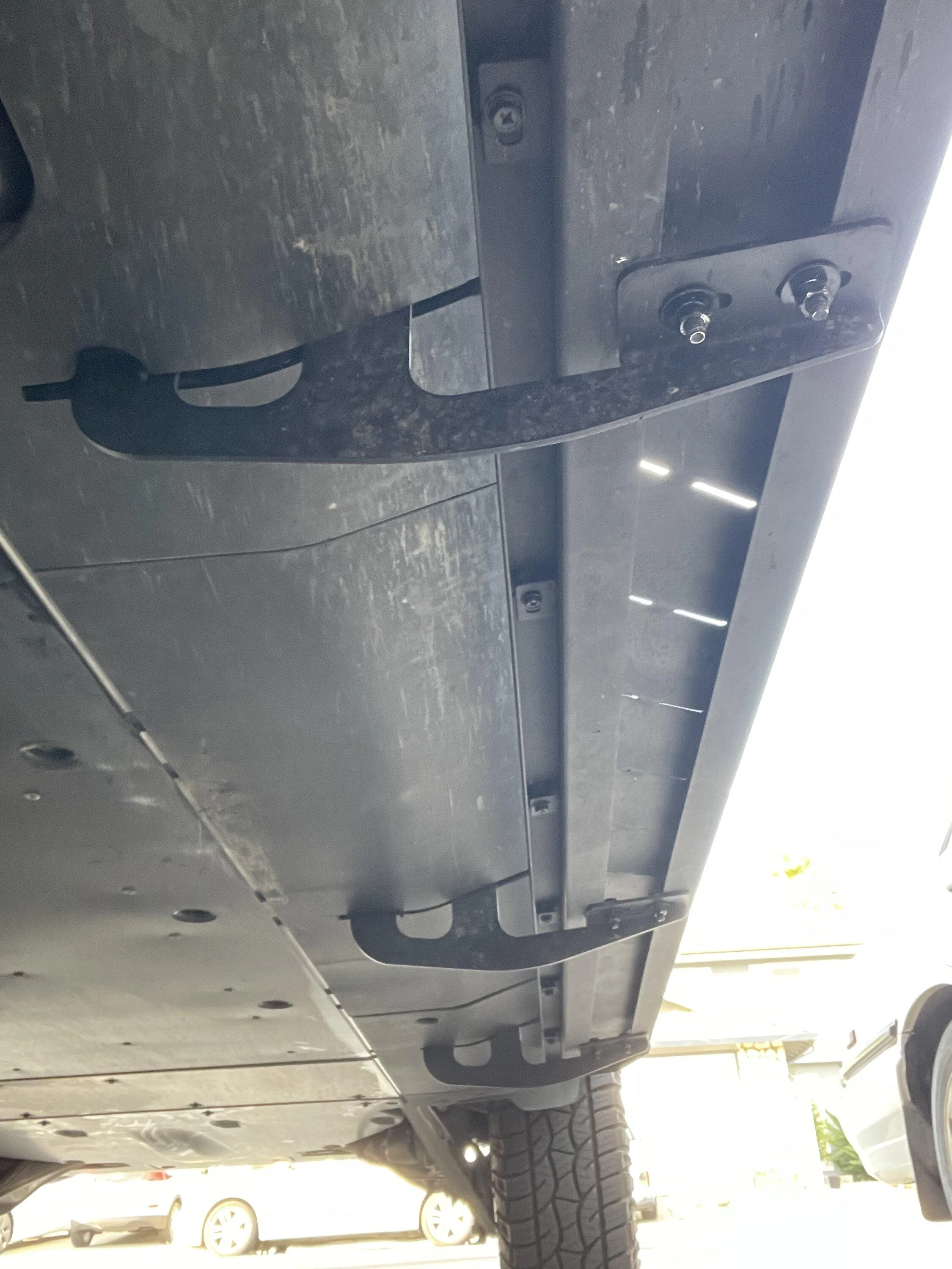 Installation of body panels after installing EVBase Running Boards ...