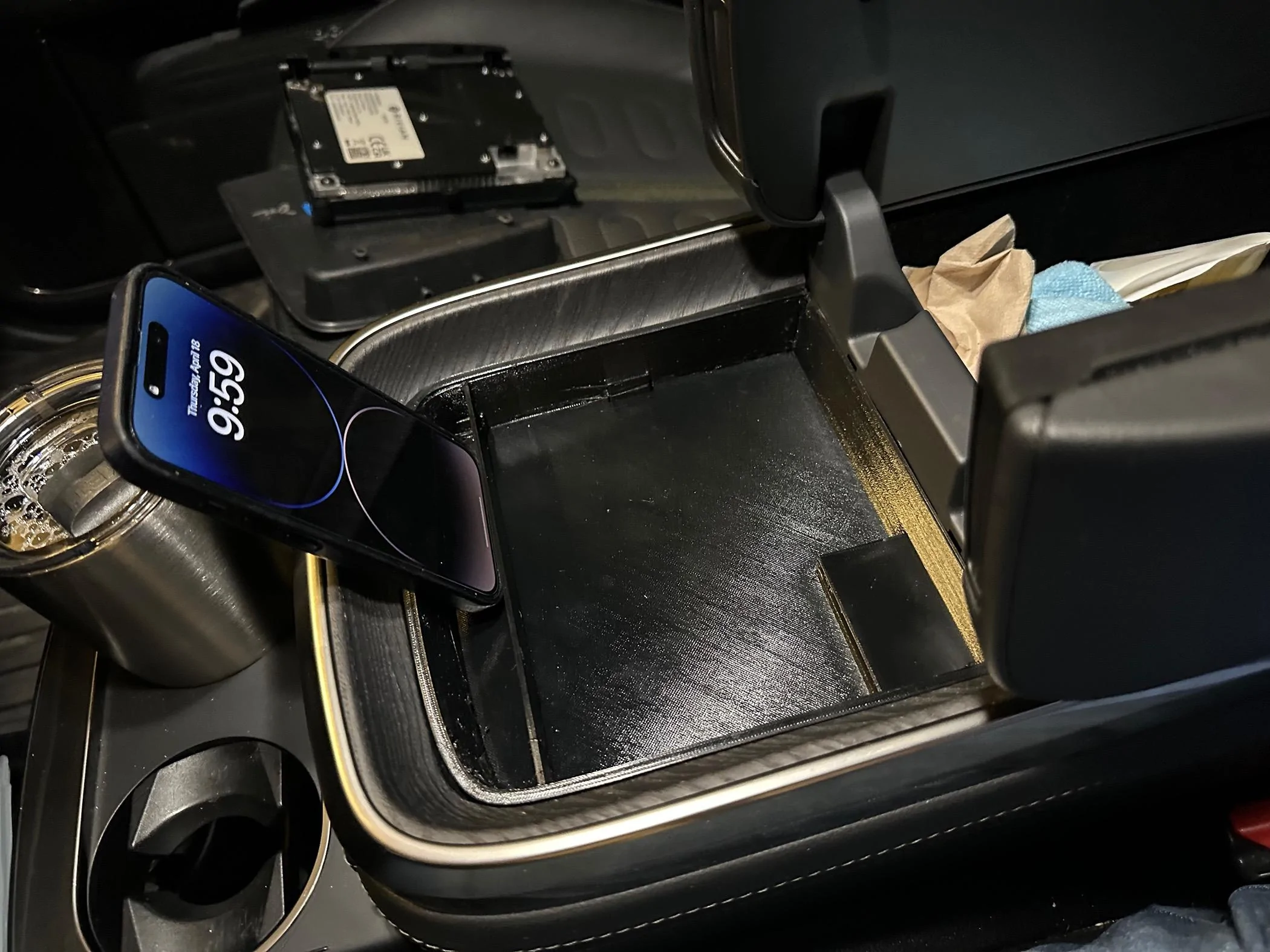Console Puck Charger cavity tray | Page 2 | Rivian Forum - R1T R1S R2 ...