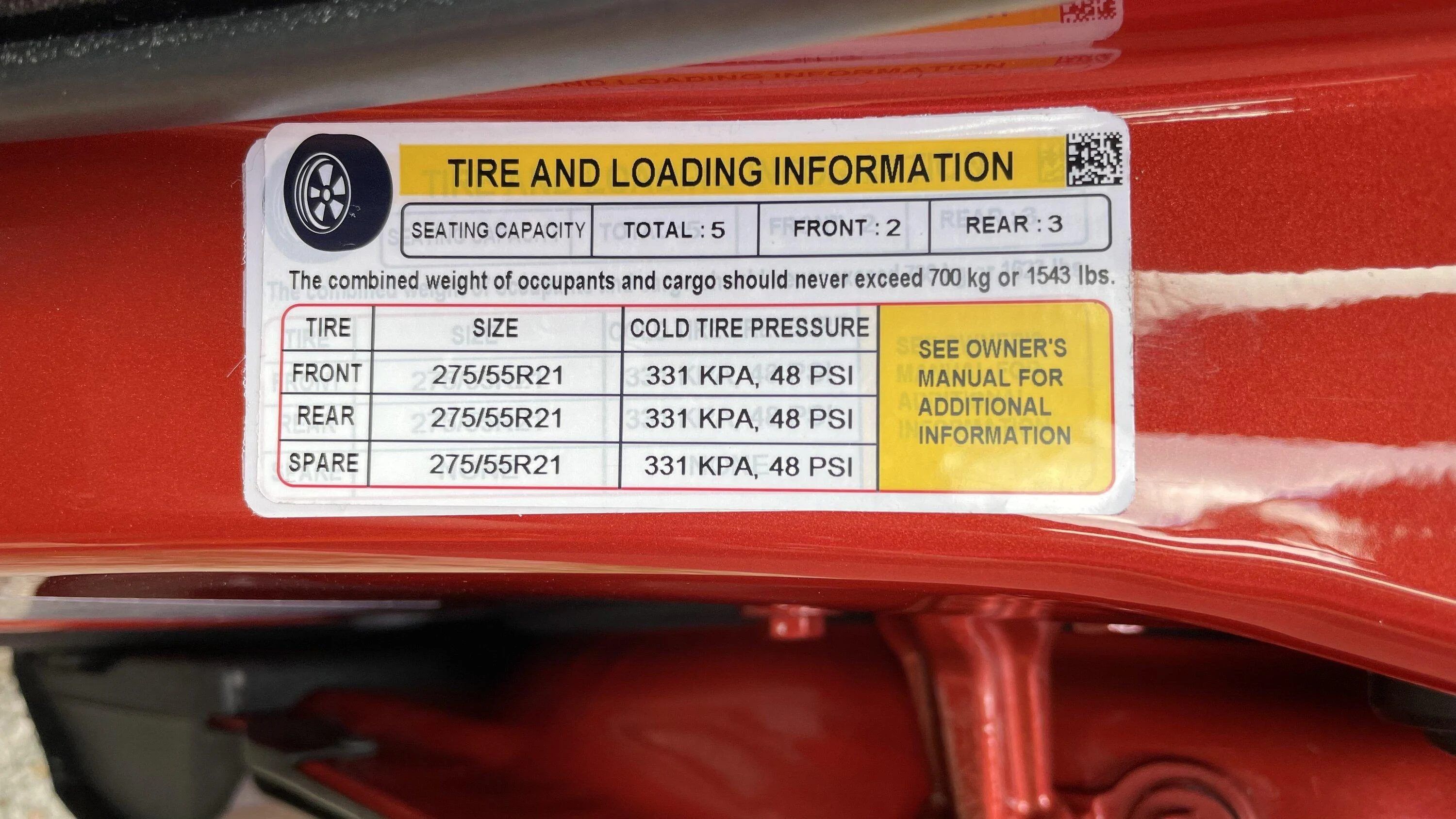 Compiled payload ratings for R1T (GVWR, GAWR, Payload Stickers) | Page ...