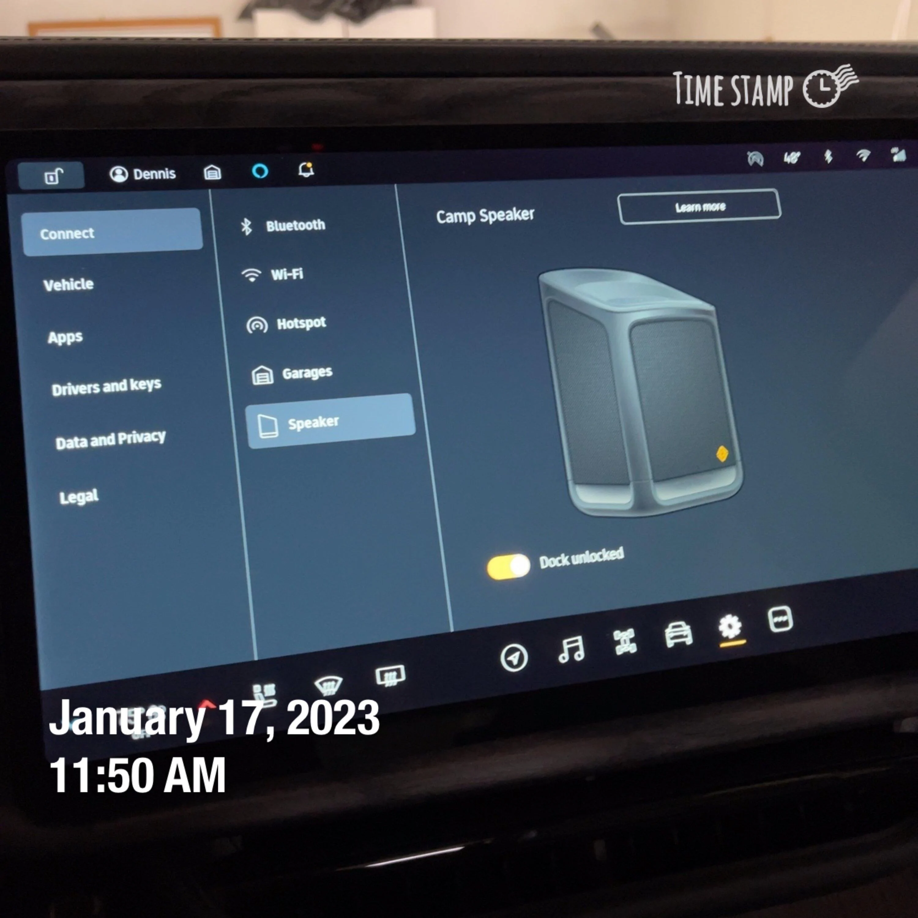 How to detach the console bluetooth speaker? | Rivian Forum - R1T R1S ...