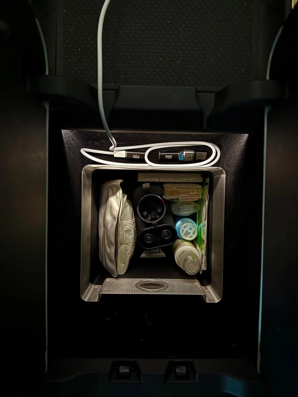 OEM Rivian Center Console Organizer is best option | Rivian Forum - R1T ...