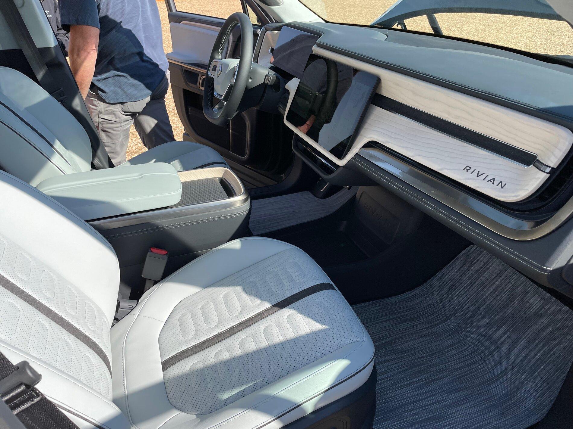 Did they change the wood in Ocean Coast interior? | Rivian Forum - R1T ...