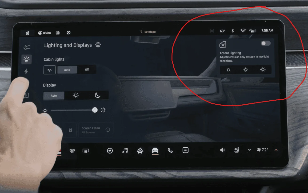 Rivian interior ambient light | Rivian Forum - R1T R1S R2 R3 News ...