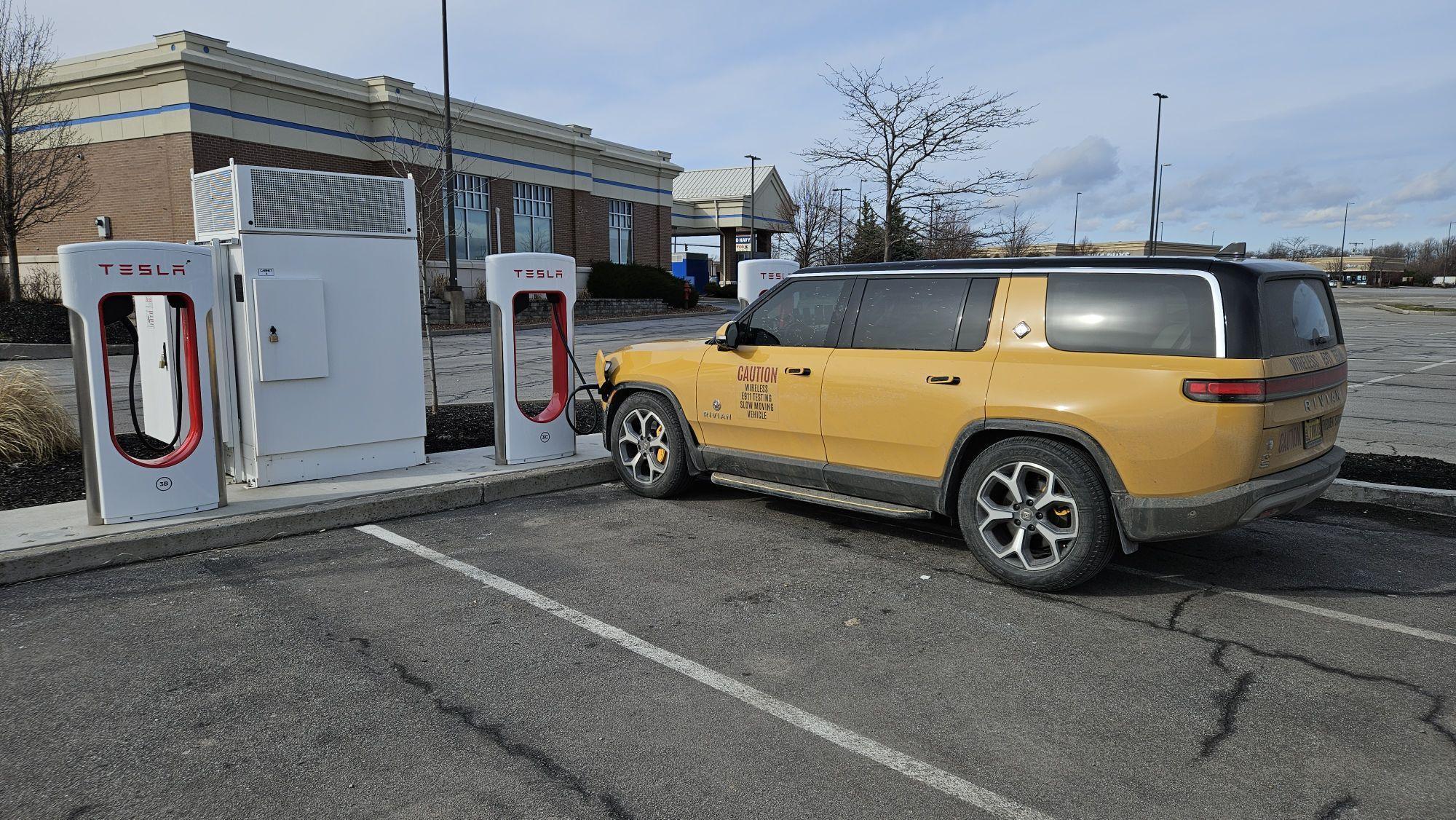 ⚡️ Rivian announces: March Tesla Supercharger access & free NACS ...