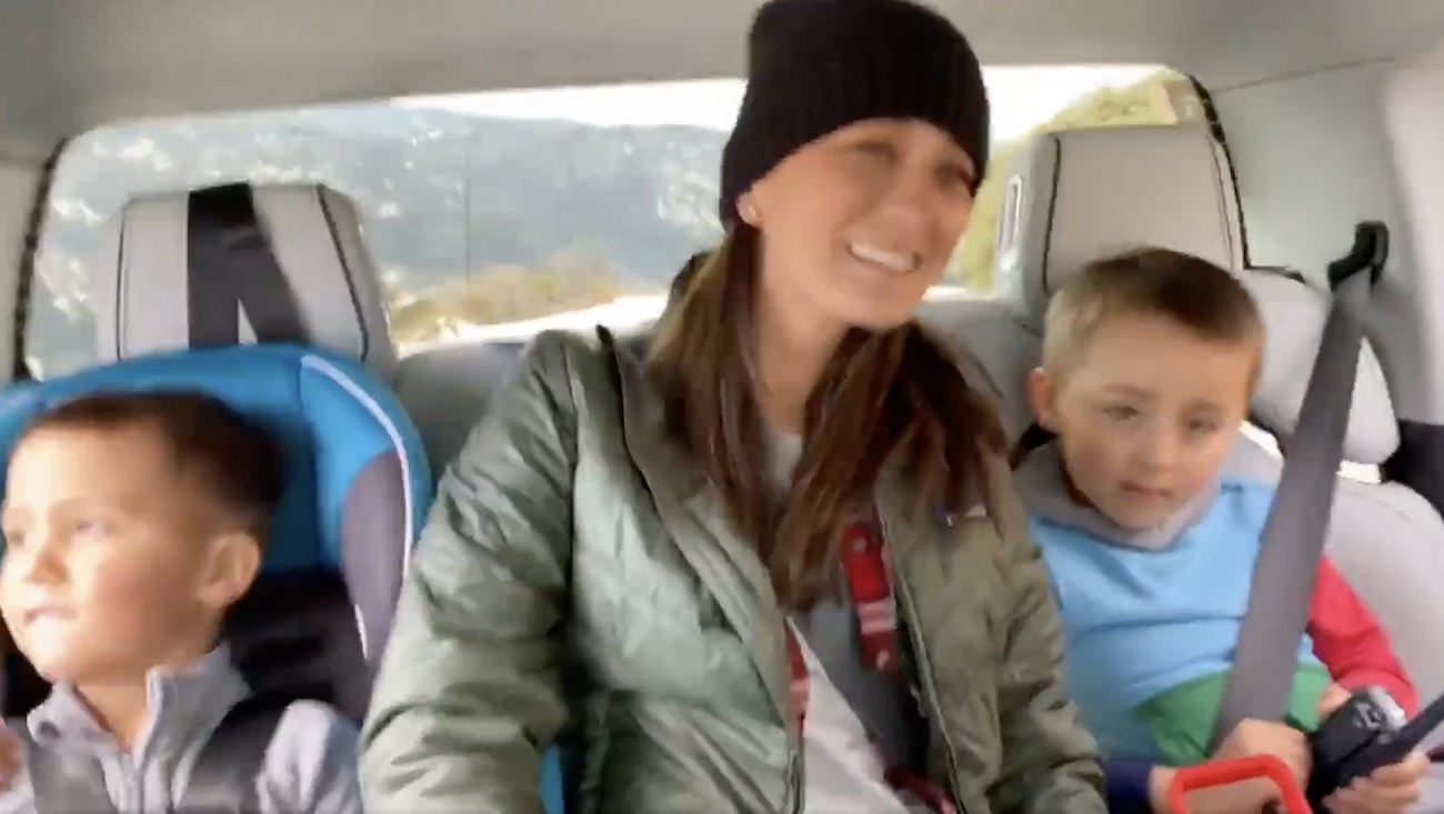 RJ takes family off-road testing in a Rivian | Rivian Forums - R1T R1S ...