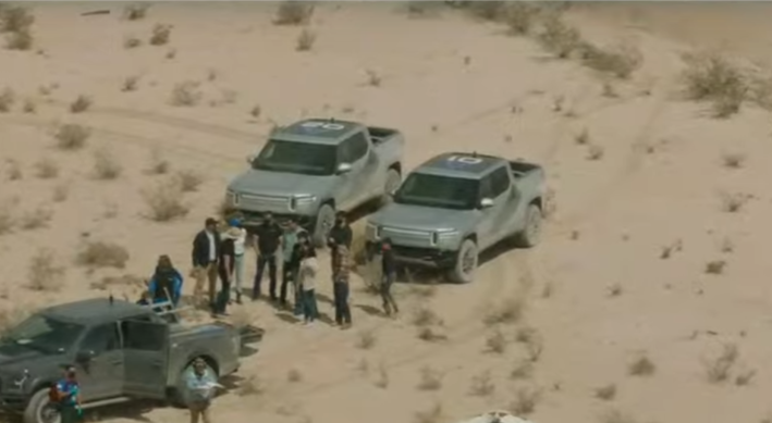 Blue Origin uses two Rivian R1T Trucks for capsule recovery | Rivian ...