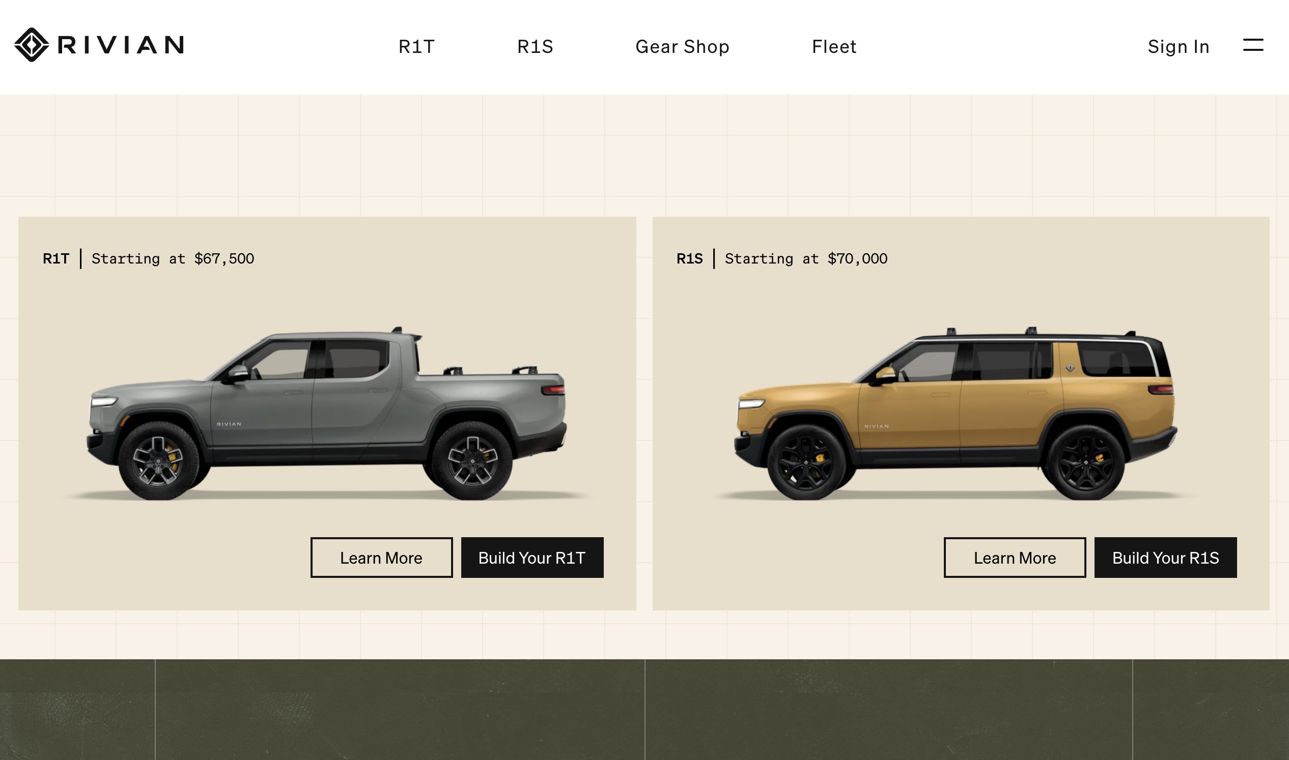 New Rivian.com Website Launched + Gear Shop! | Rivian Forum - R1T R1S ...