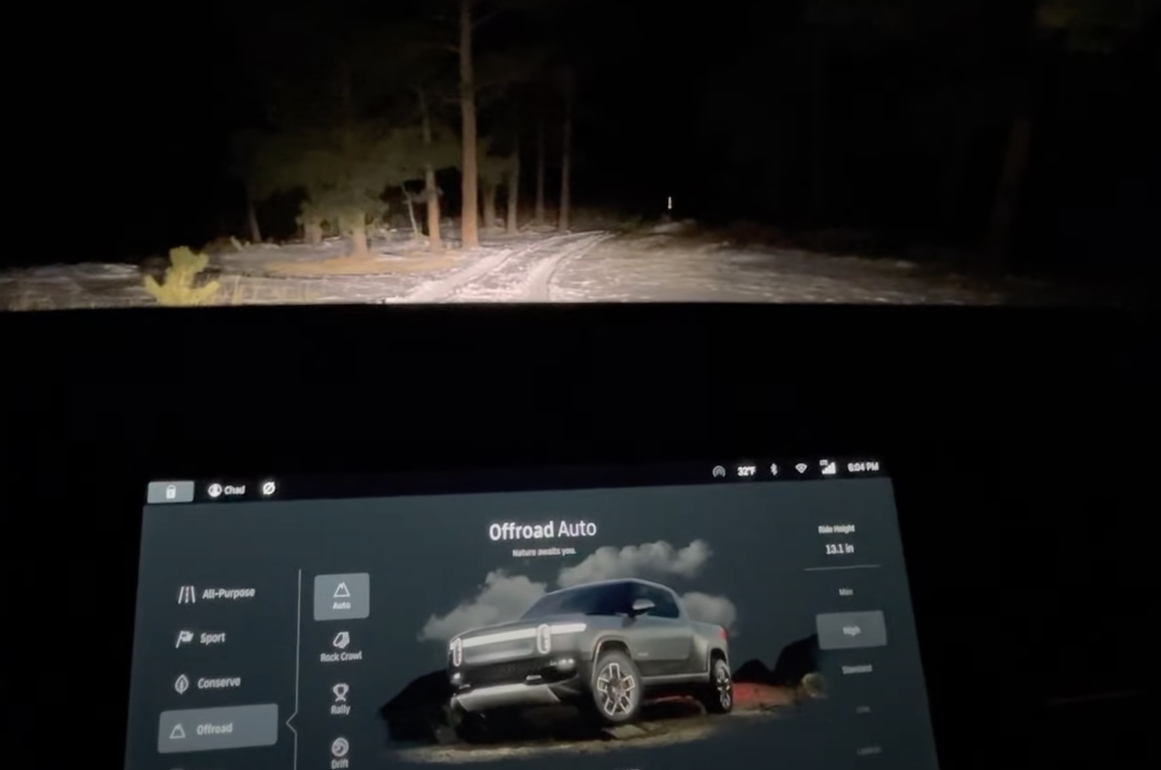Videos: Rivian Driving in Snow - Night & Daytime | Rivian Forum - R1T ...