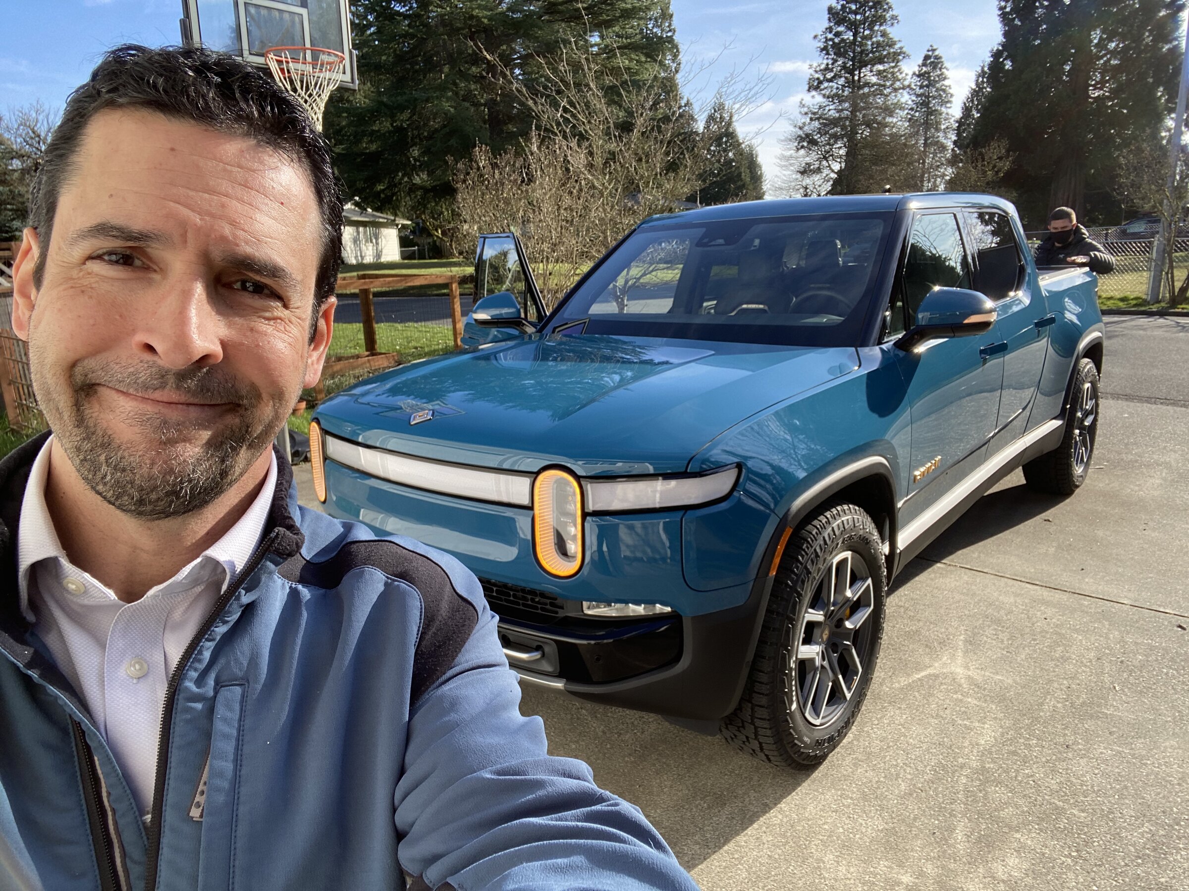 My Rivian Blue R1T is Delivered!! | Rivian Forum - R1T R1S R2 R3 News ...