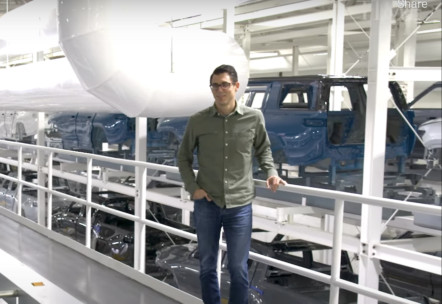 R1S’s seen on the line in the Time100 video | Rivian Forum - R1T R1S R2 ...