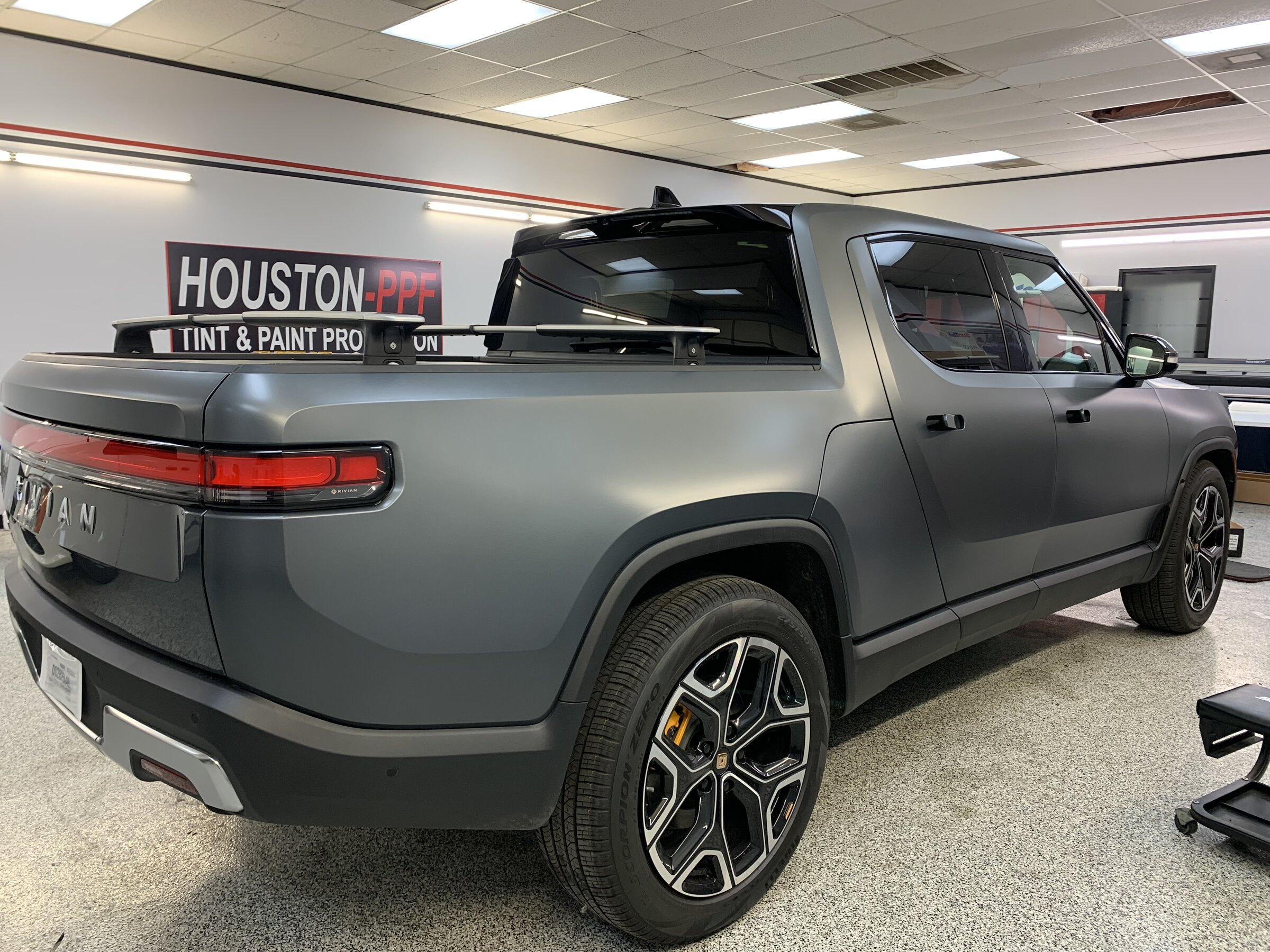 My El Cap Granite in matte stealth PPF wrap | Rivian Forum - R1T R1S R2 ...