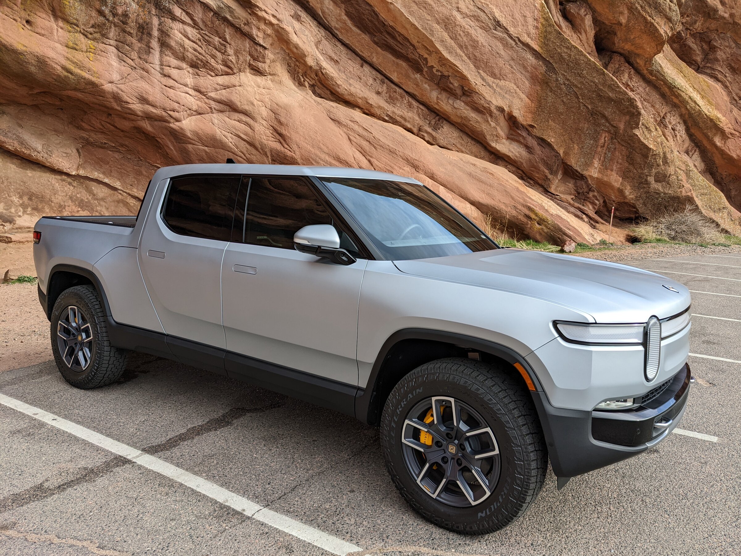 LA Silver R1T w/ XPEL Stealth PPF Wrap | Rivian Forum - R1T R1S R2 R3 ...