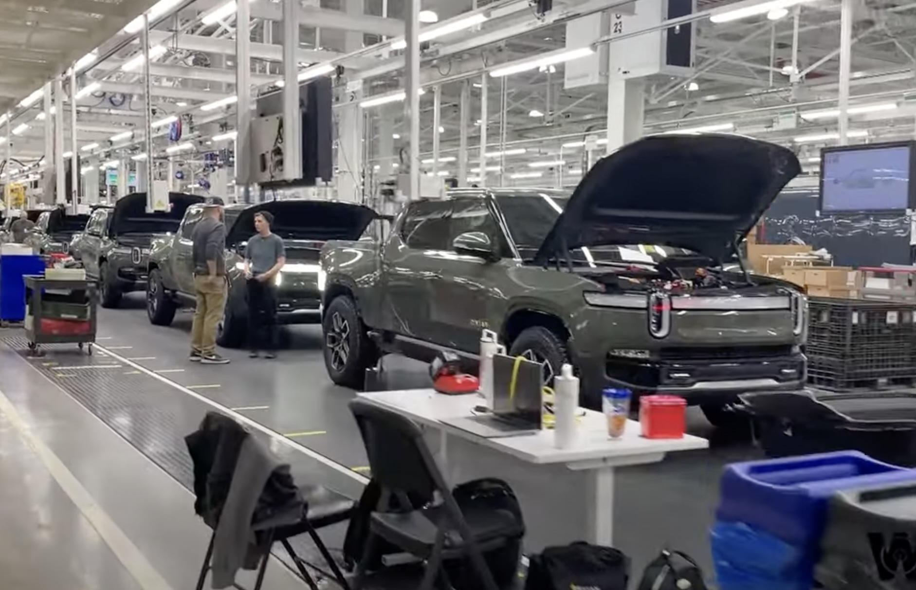 Rivian Plant Tour Video from WGLTFM | Rivian Forum - R1T R1S R2 R3 News ...