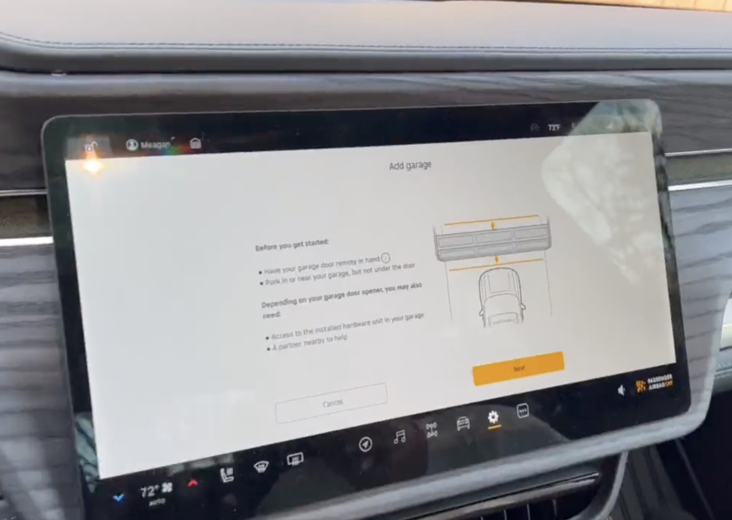 Garage UI demo video posted by RJ | Rivian Forum - R1T R1S R2 News ...