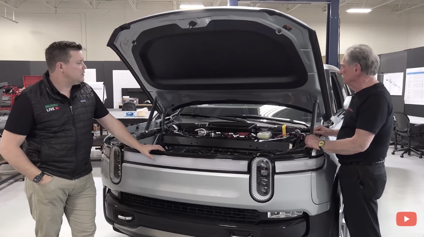 Munro Live: R1T Frunk Teardown | Rivian Forum - R1T R1S R2 R3 News ...