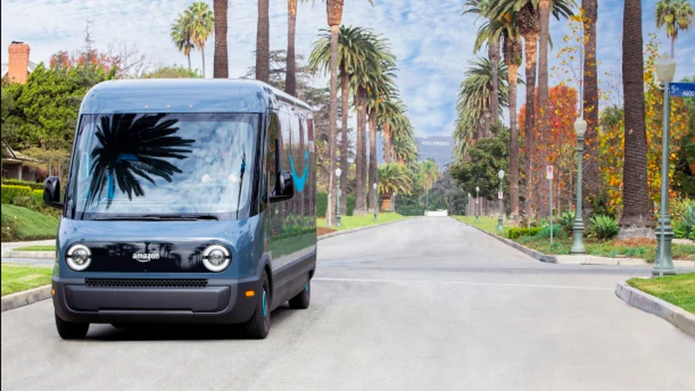 Amazon's Rivian Electric Delivery Vans Begin Making Deliveries Across ...