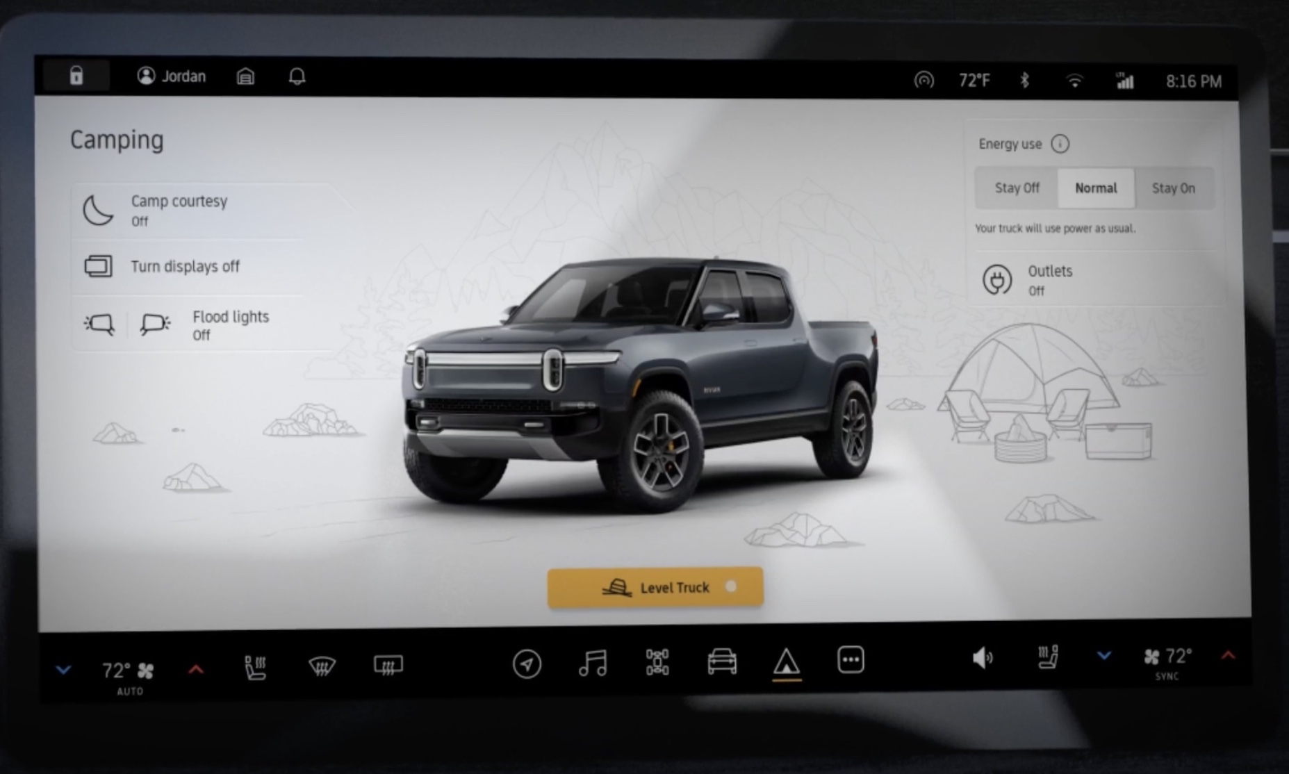 SOFTWARE SPOTLIGHT: CAMP MODE ? | Rivian Forum - R1T R1S R2 R3 News ...
