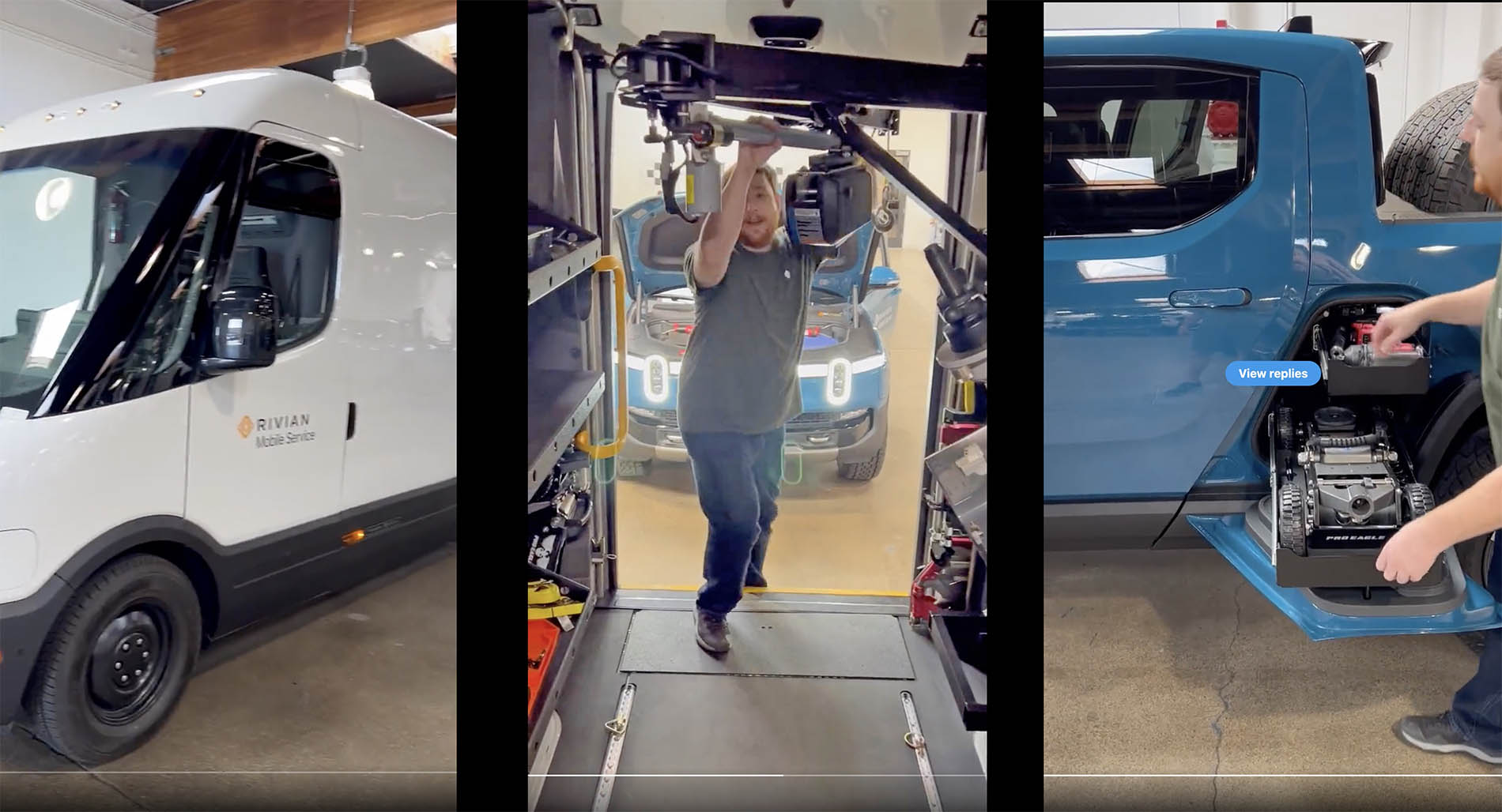RJ shows Service R1T and Rivian Service Vans | Rivian Forum - R1T R1S ...