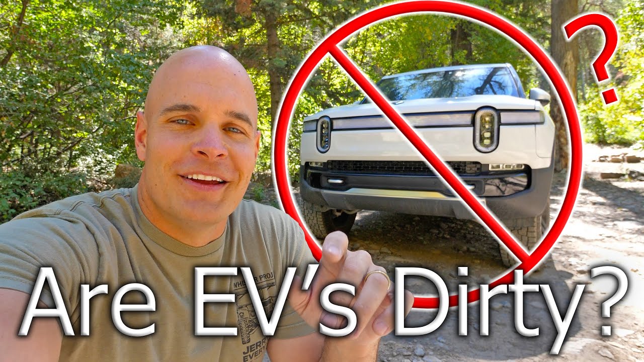 [Jerry Rig Everything] -- "How Dirty Are EV's"? (and cracked R1T ...