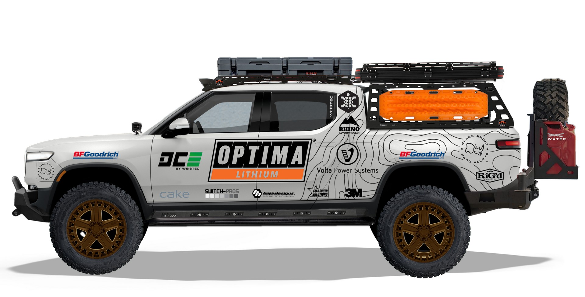 Optima Overlanding Rivian R1T build teased for SEMA | Rivian Forum ...