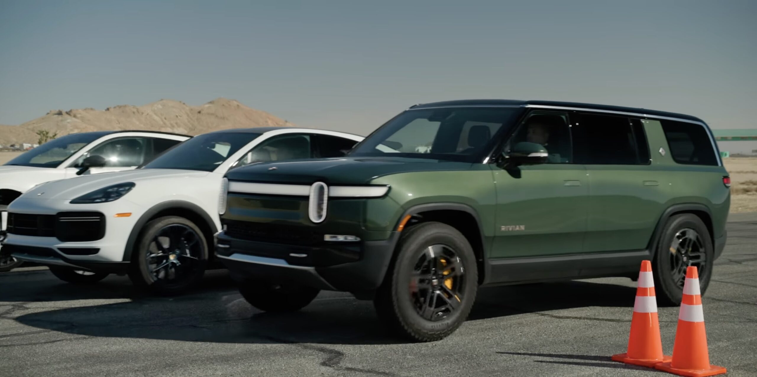 Hagerty: World's Quickest SUVs: Rivian R1S vs Aston DBX 707 vs Cayenne ...