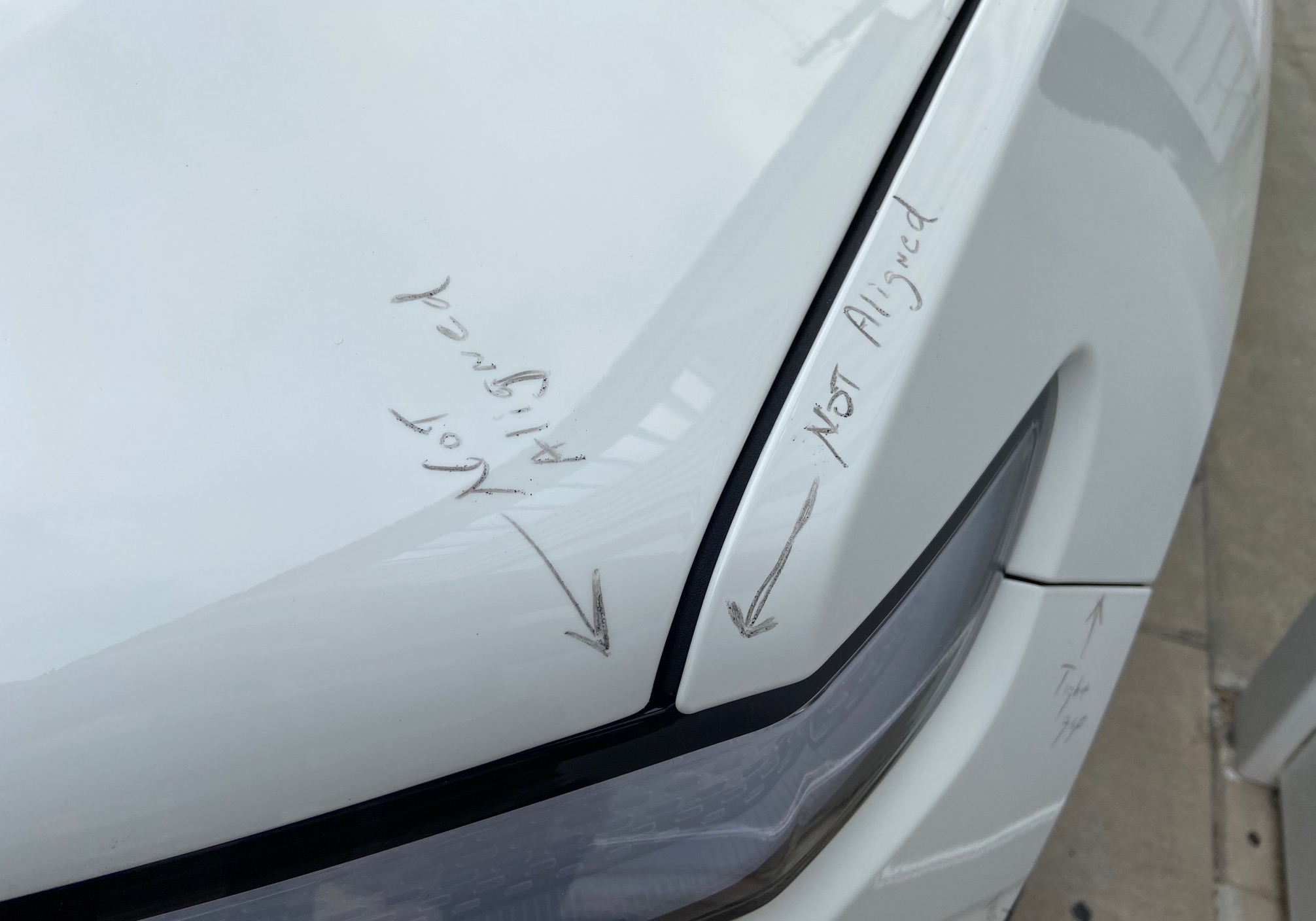 Misaligned R1T panel alignments resolved by Service Center | Rivian ...