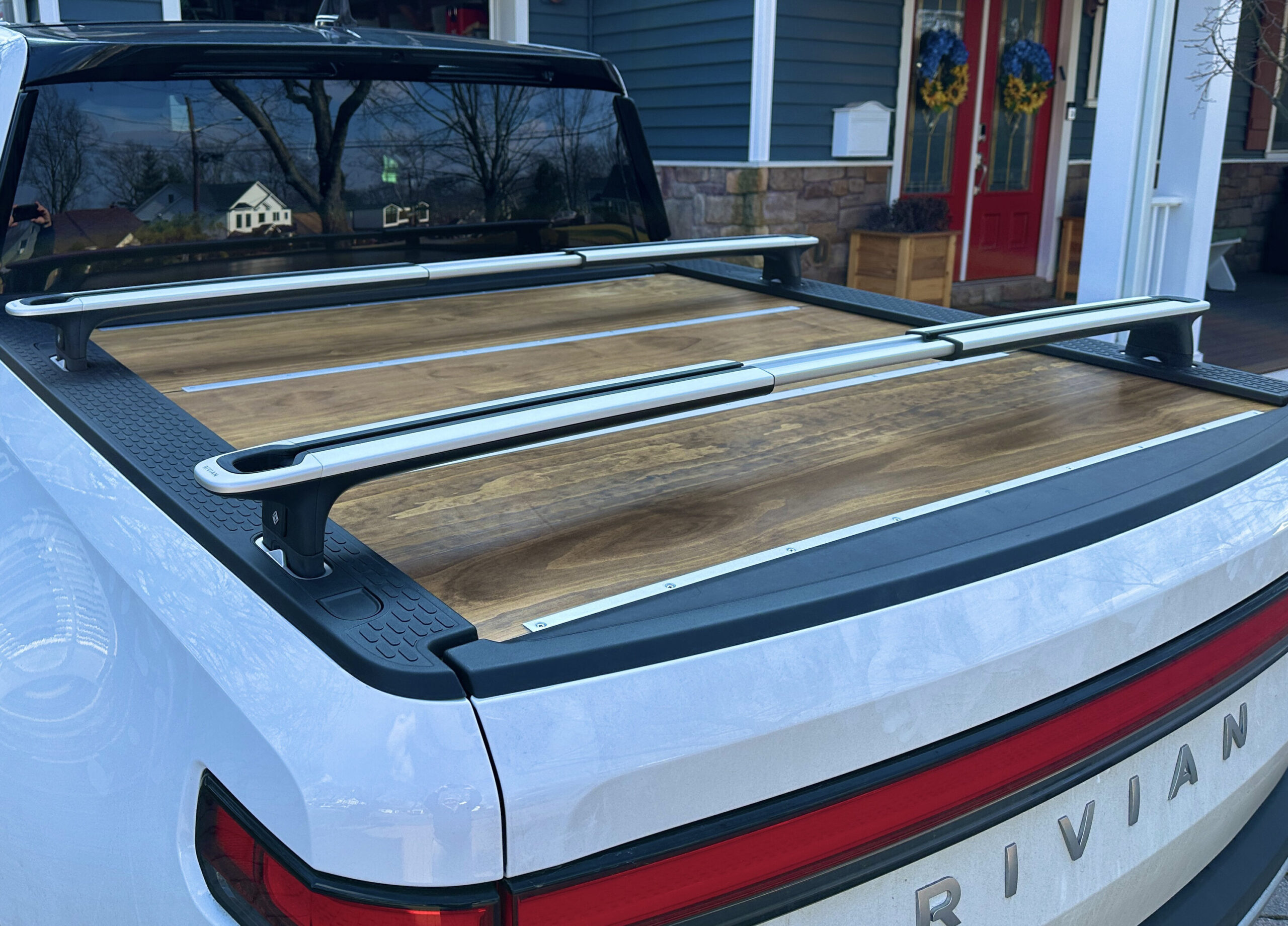 My custom Wooden Tonneau Cover | Rivian Forum - R1T R1S R2 R3 News ...