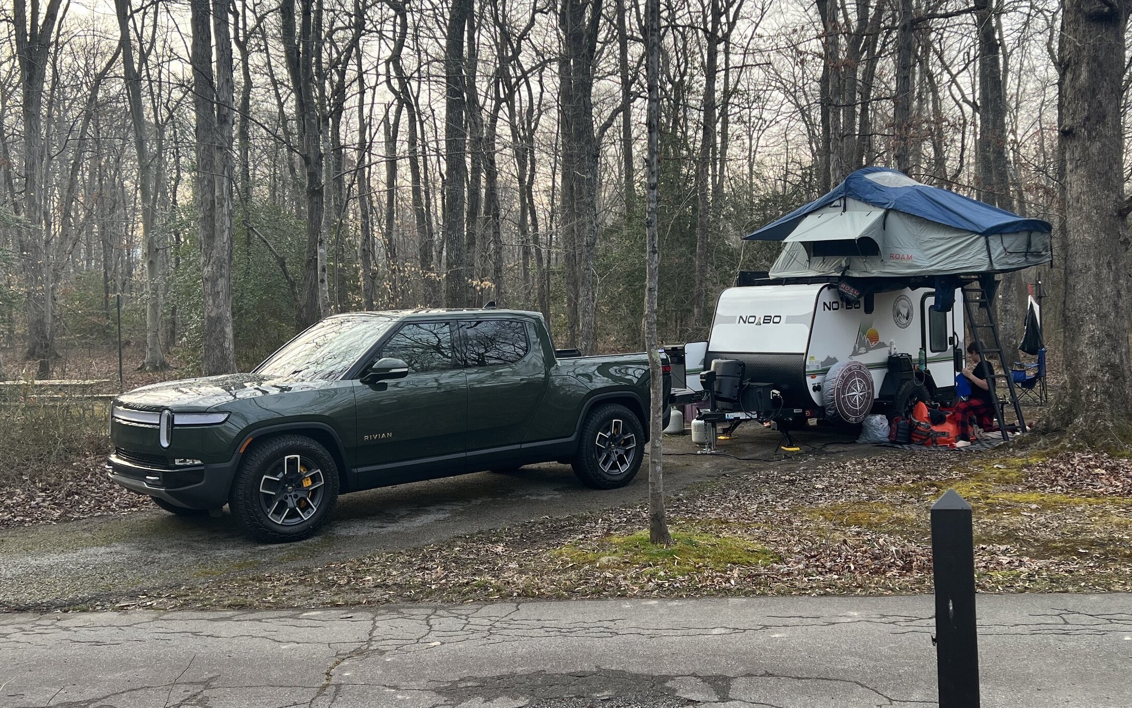 Towed our 3500lb camper with R1T this weekend | Rivian Forum - R1T R1S ...