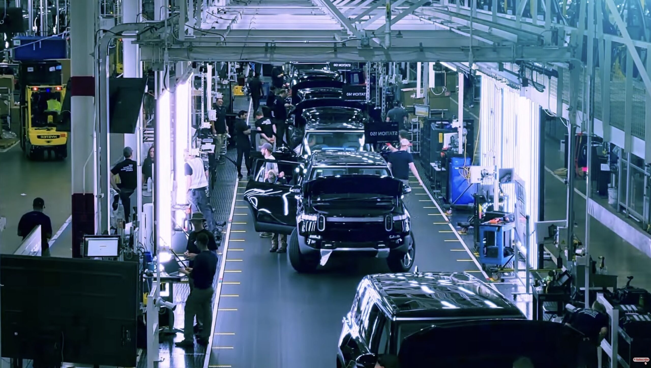 "Rivian Factory Tour How It's Made.Today we tour the Rivian Factory in ...