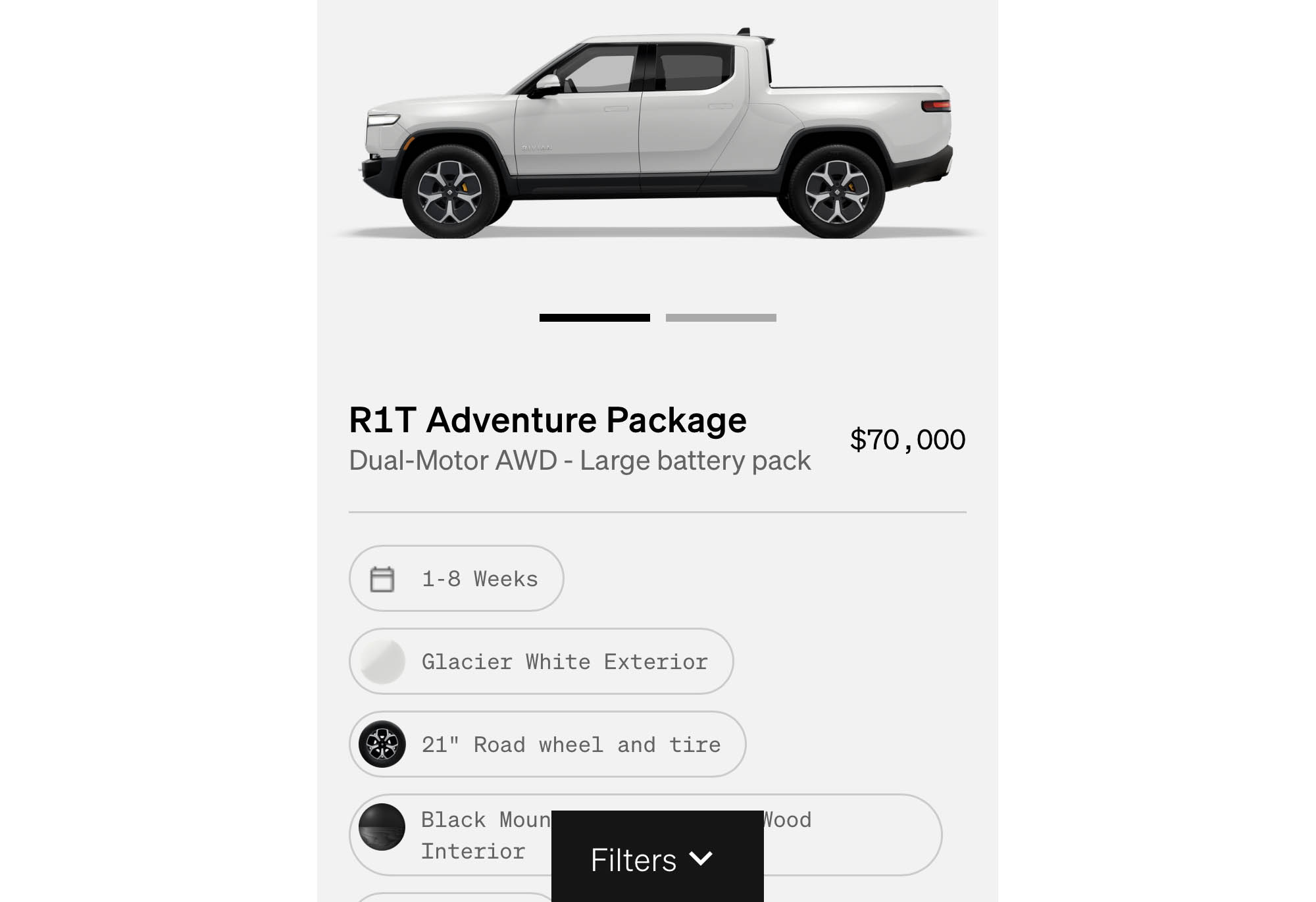 First Dual Motor R1T appears in R1 Shop! | Rivian Forum - R1T R1S R2 R3 ...