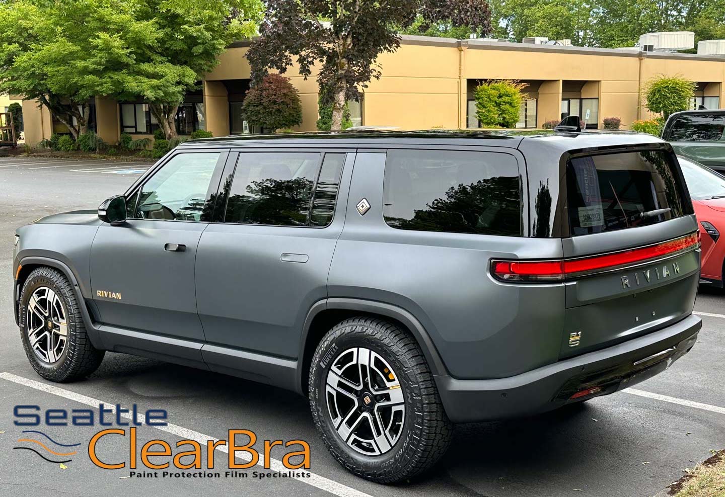 Xpel STEALTH Rivian R1S El Cap Grey @ Seattle ClearBra Redmond ...