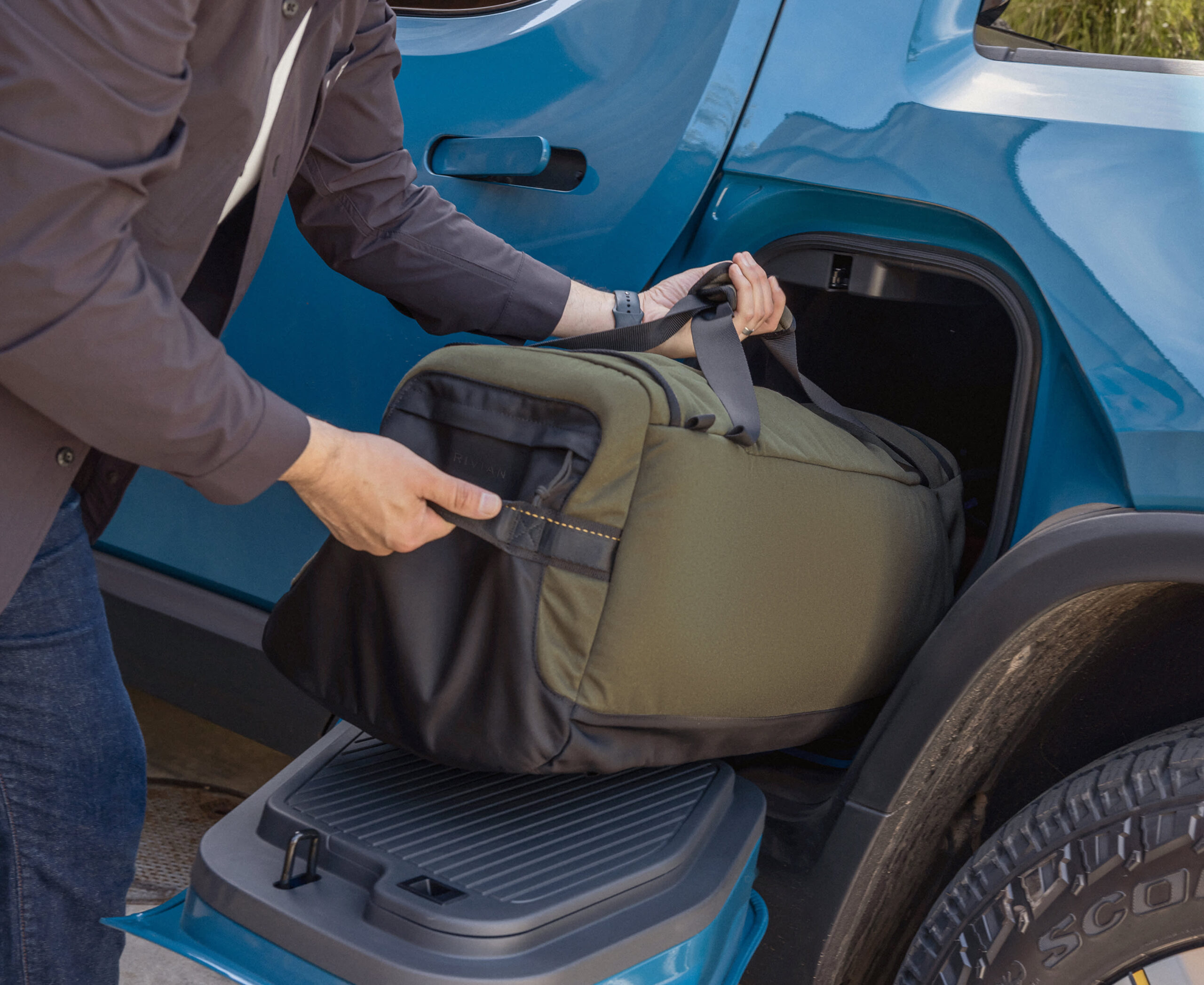 Gear Tunnel shaped Duffel Bag at the Gear Shop. | Rivian Forum - R1T ...