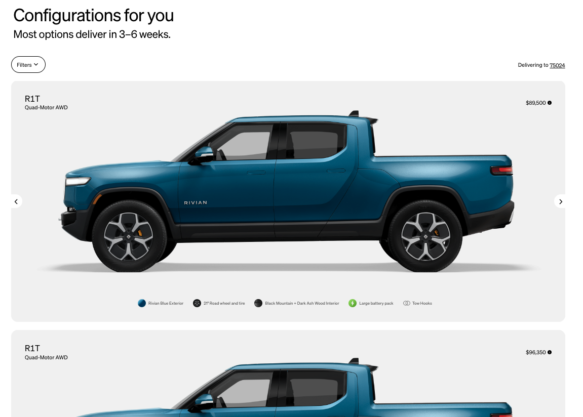 R1T Shop appears to be accessible to everyone now | Rivian Forum - R1T ...