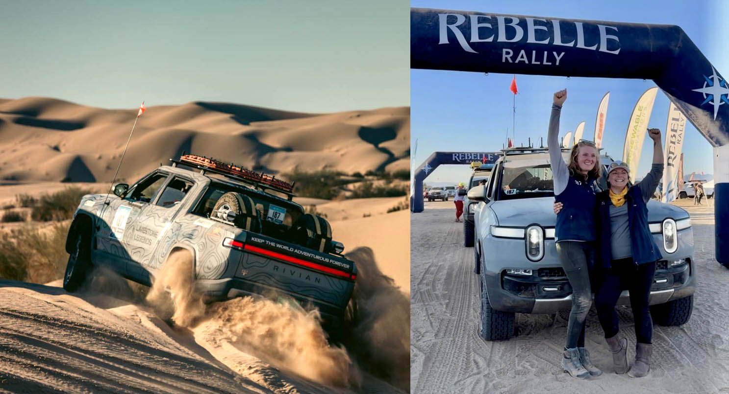 Rivian Wins 2023 Rebelle Rally! - Macaruso & Anderson make historic EV ...