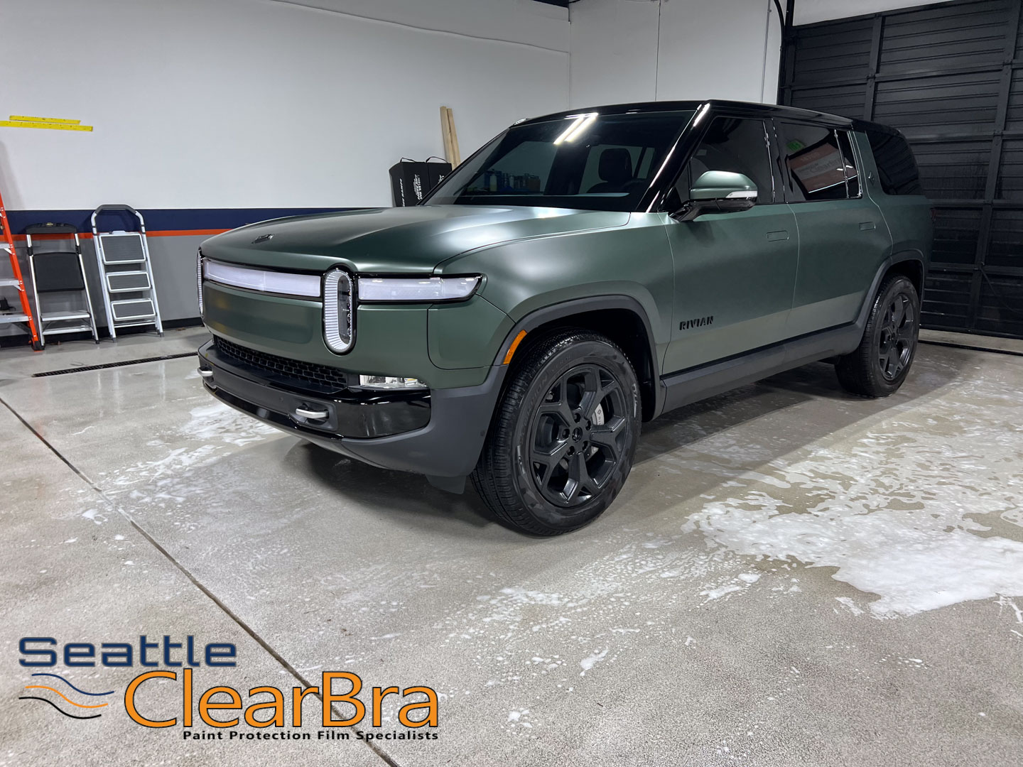 Transforming a Rivian: From Glossy to Stealth with Seattle ClearBra's ...