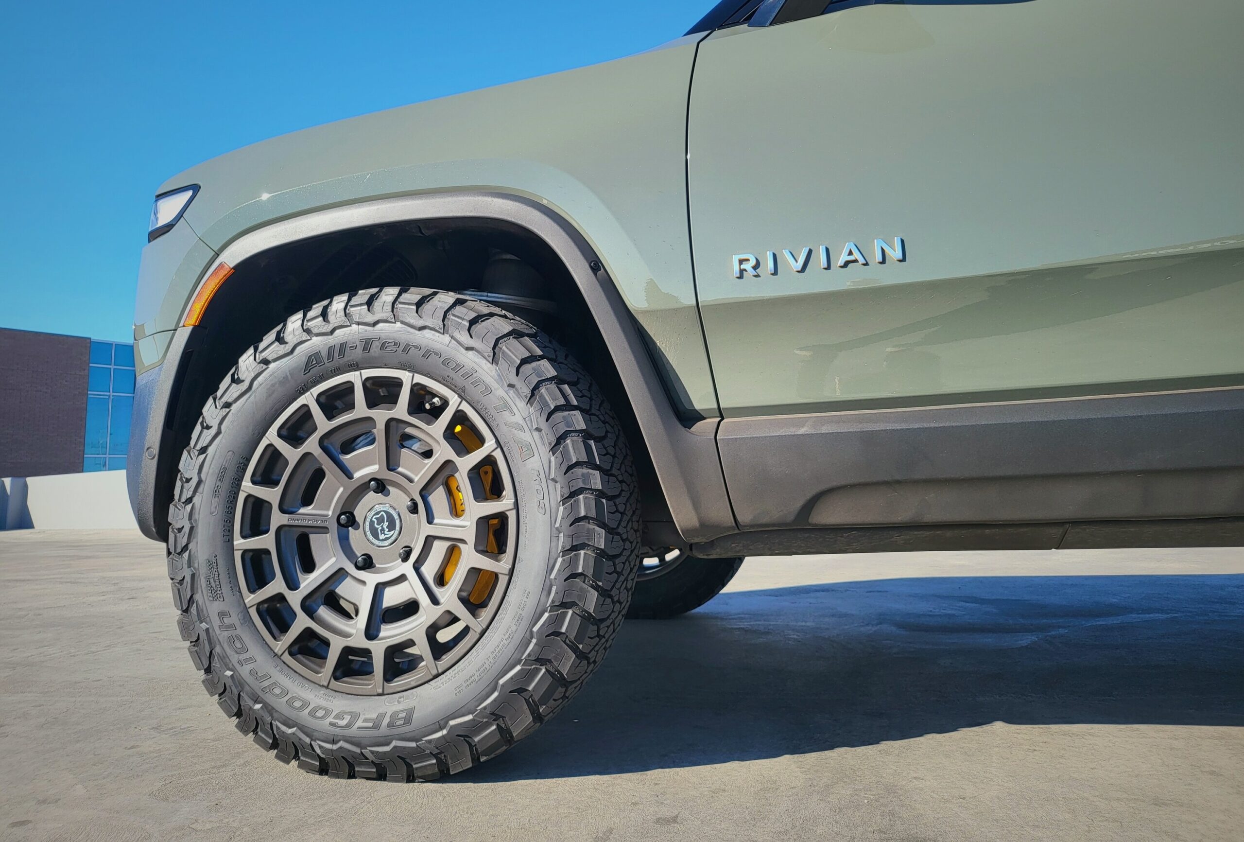 BFG K03 tires / Black Rhino Voltaic wheels installed on Rivian R1T ...